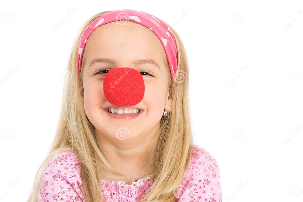 Red nose stock image. Image of circus, symbolic, hair - 13228507