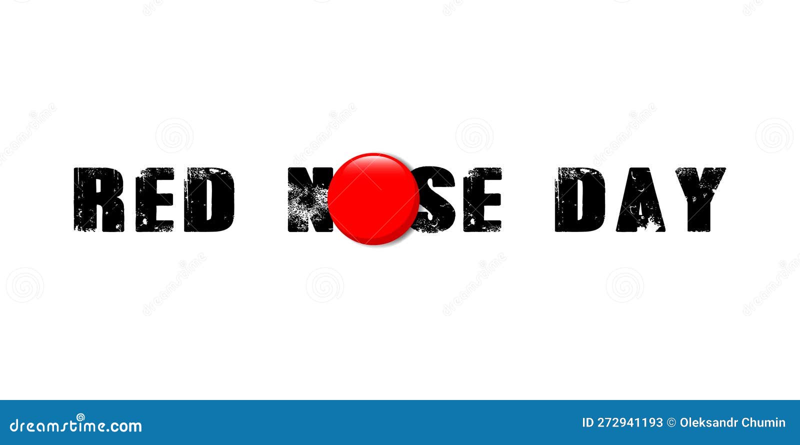 Red Nose Day Illustration. Vector Stock Vector - Illustration of happy ...