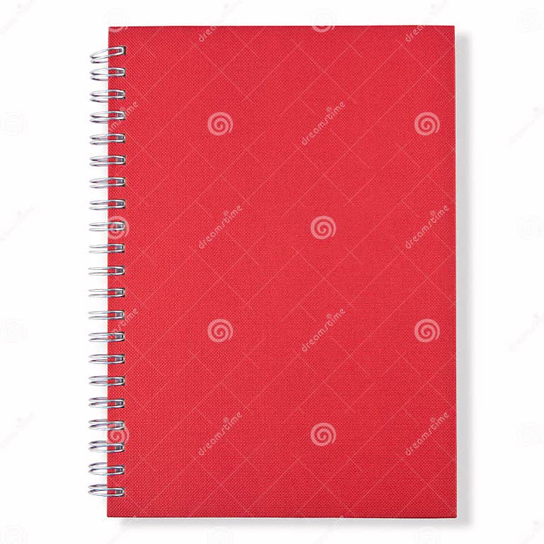 Red Note Book stock image. Image of diary, meeting, list - 16309013