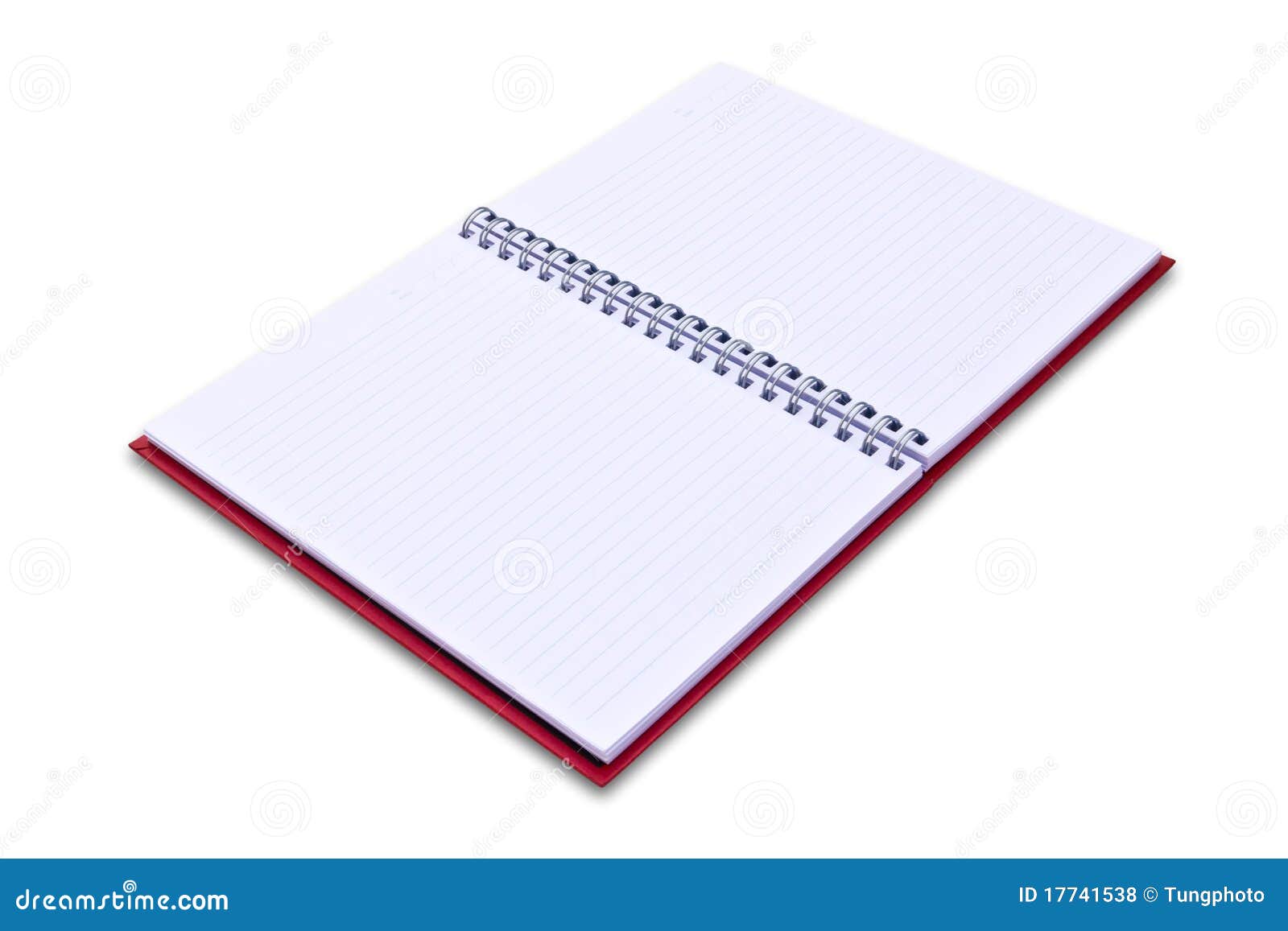 Red notebook isolated stock photo. Image of close, drawing - 17741538