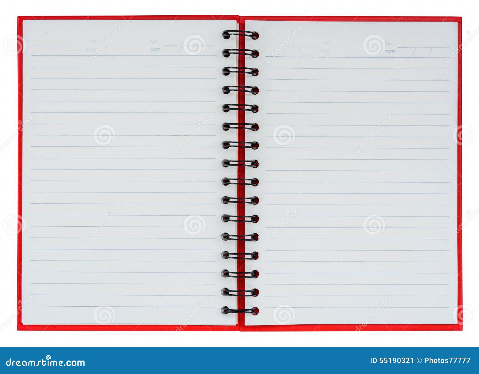 Red notebook stock image. Image of education, book, black - 55190321