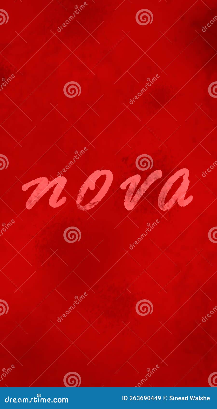 Red Nova Phone Wallpaper stock image. Image of calligraphy - 263690449