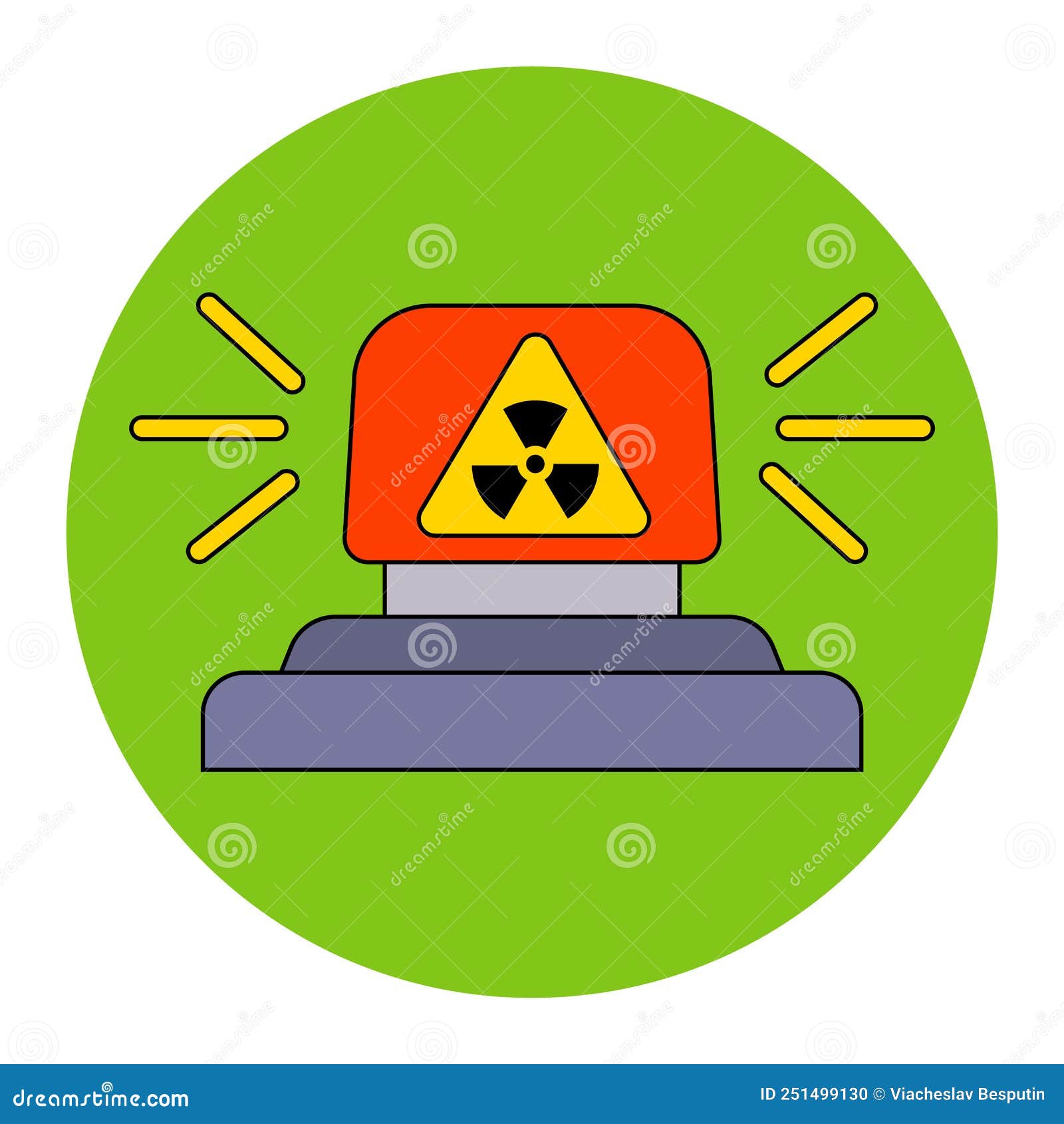 Nuclear Button Danger Symbol Royalty-Free Cartoon | CartoonDealer.com ...