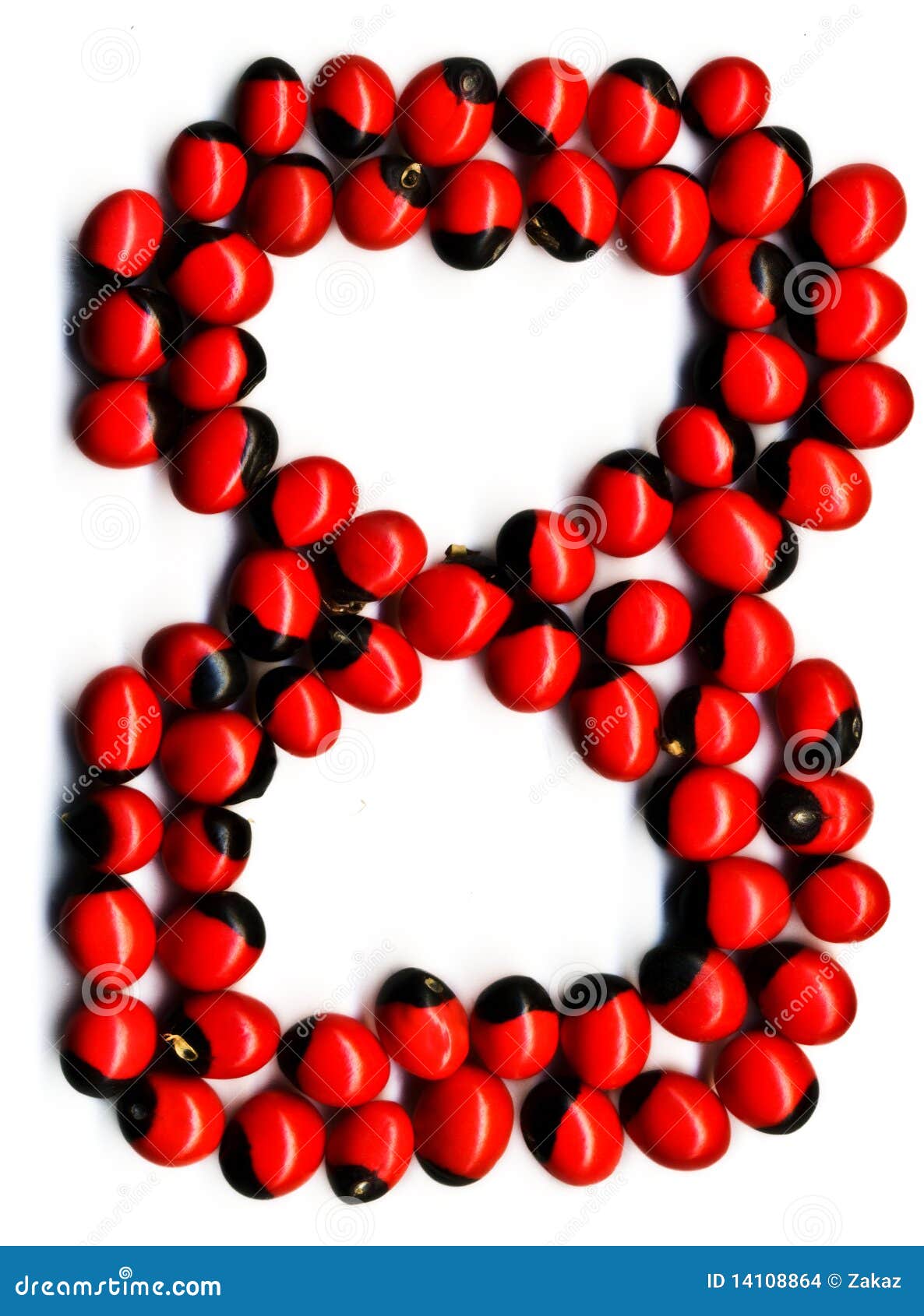 Red number eight stock photo. Image of isolated, number - 14108864