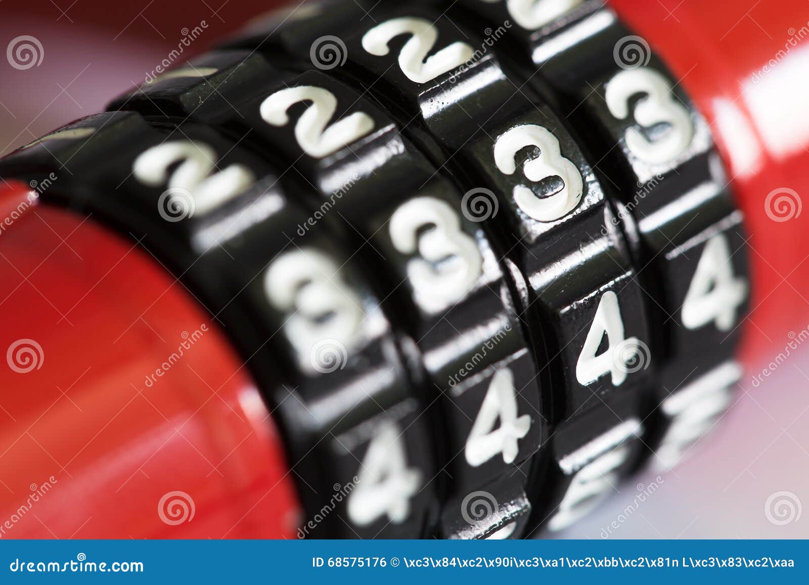 A Red Number Locker Isolate Stock Photo - Image of open, entrance: 68575176