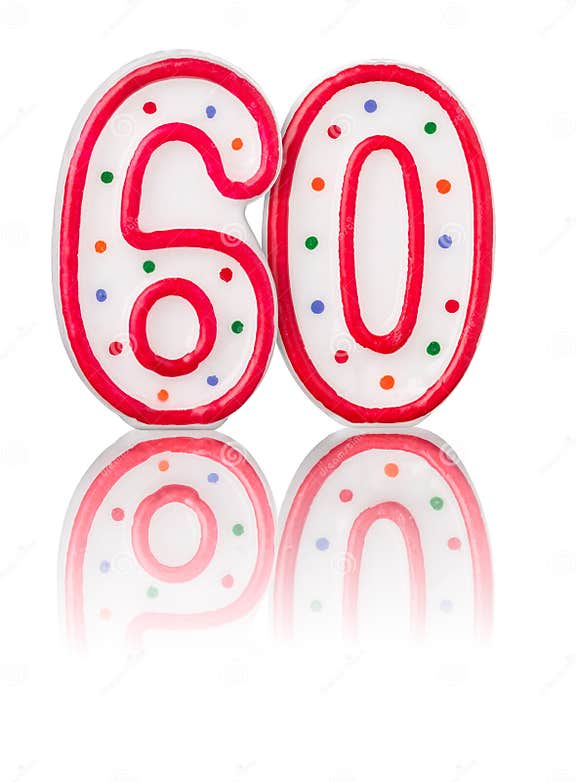 Red number 60 stock illustration. Illustration of anniversary - 38827512