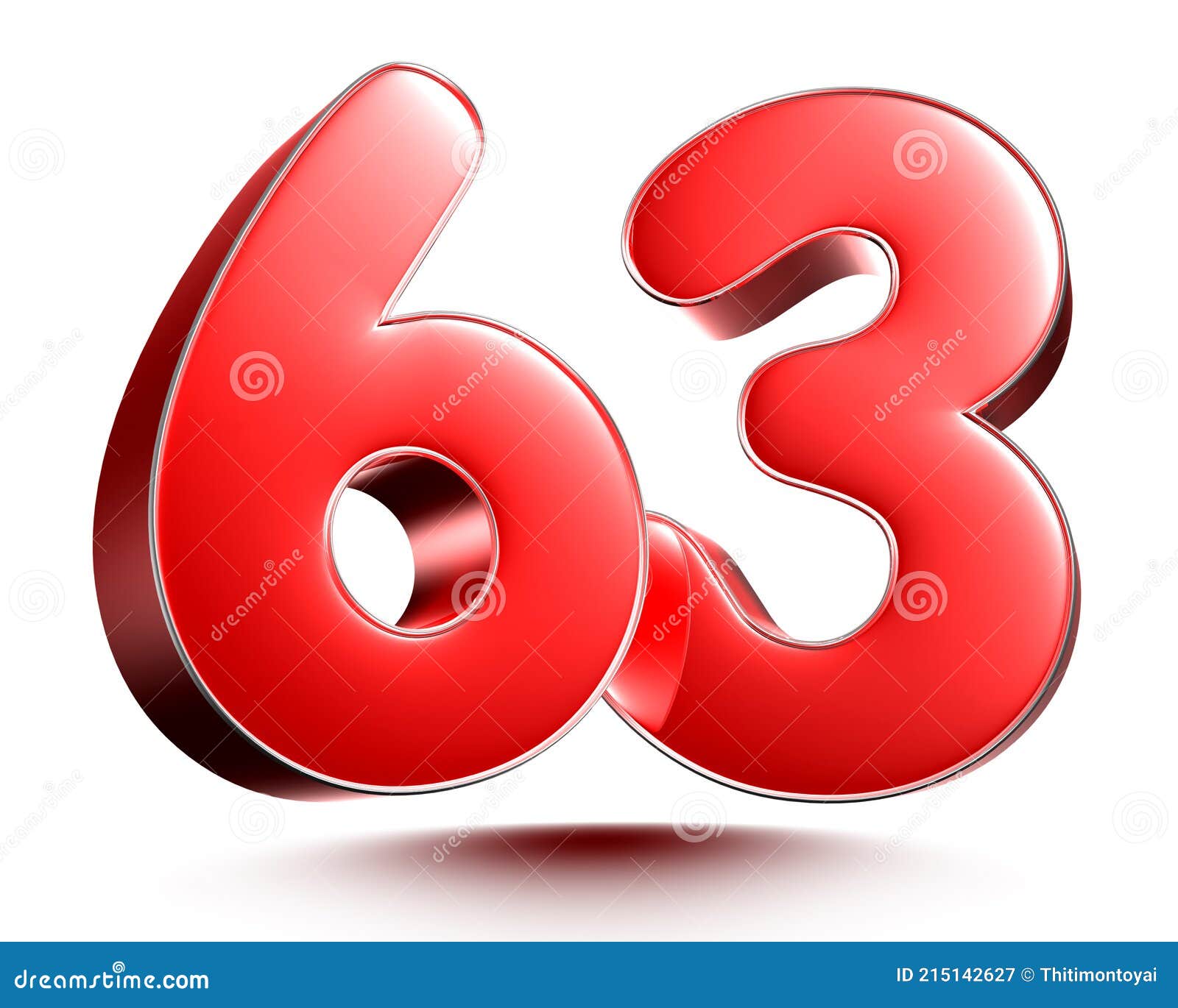 Number 63. stock illustration. Illustration of corporate - 215142627