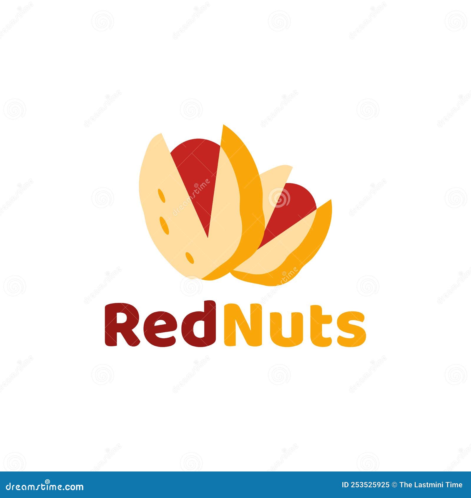 Red Nuts Logo Icon Design Vector Stock Vector - Illustration of cute ...