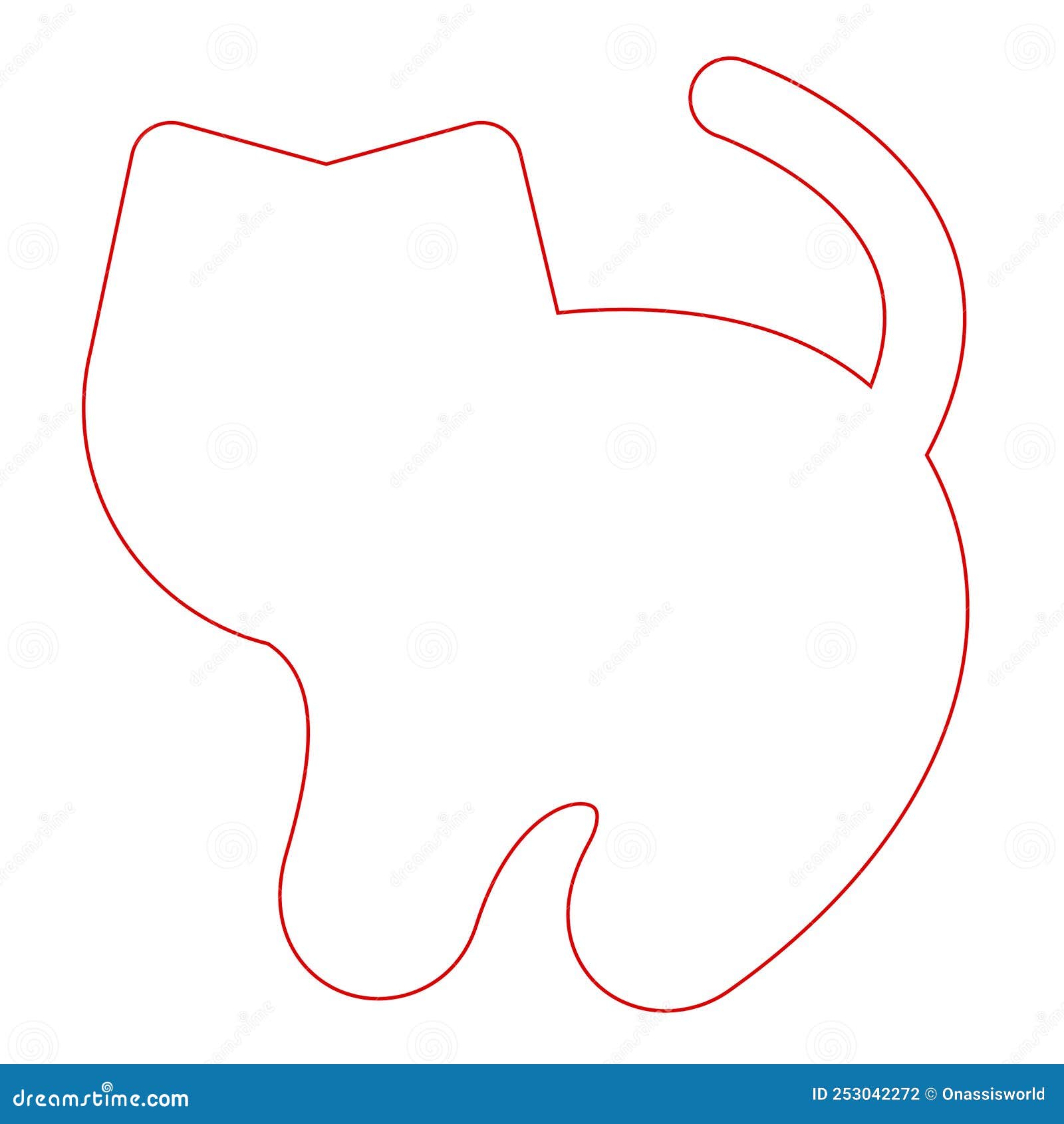 Red Object Shapes Illustrations Stock Illustration - Illustration of ...