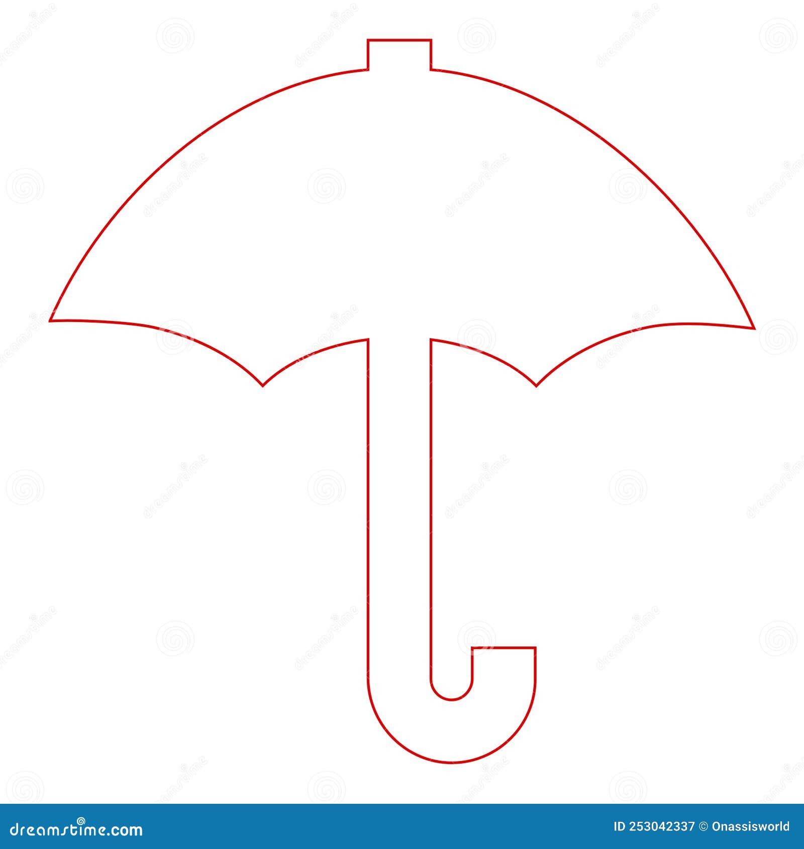 Red Object Shapes Illustrations Stock Illustration - Illustration of ...