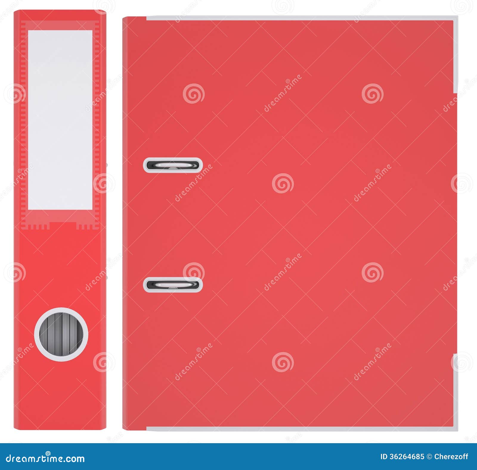Red office folder stock illustration. Illustration of file - 36264685