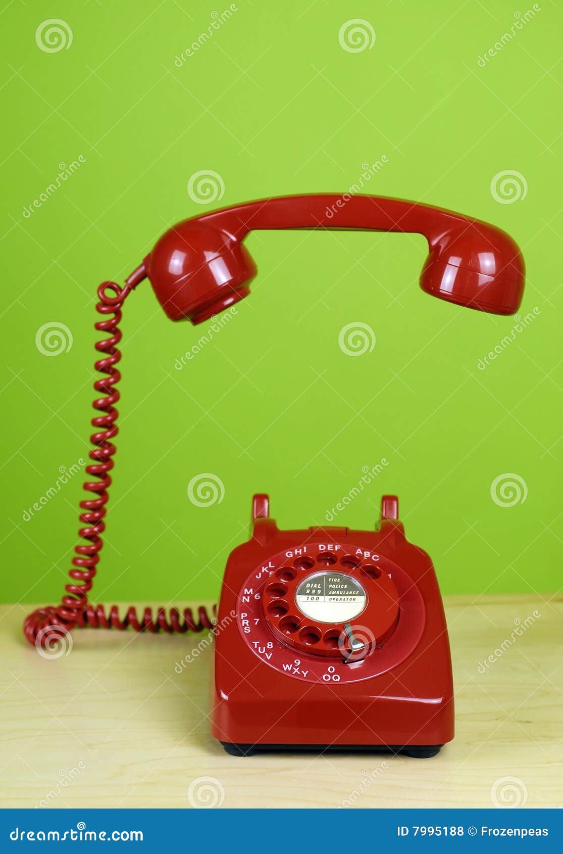 Red Office Telephone stock photo. Image of business, phone - 7995188
