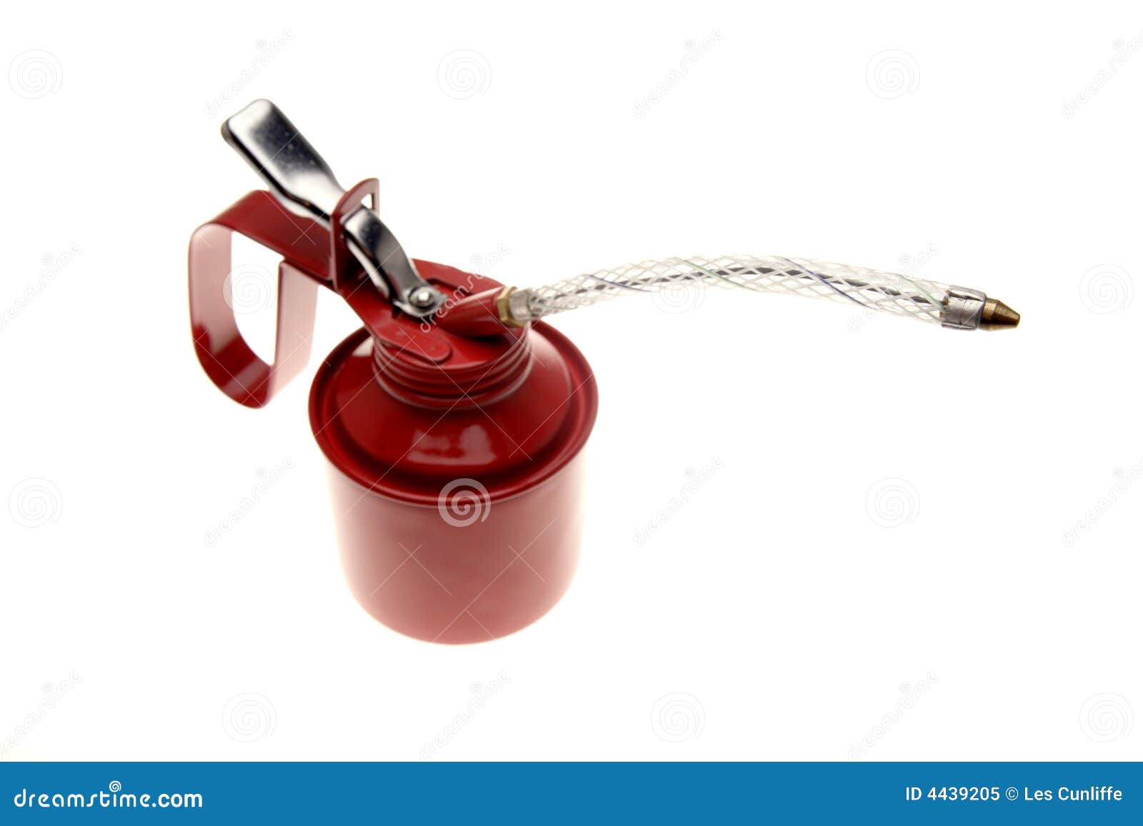 Red oil can stock image. Image of lubricator, background - 4439205