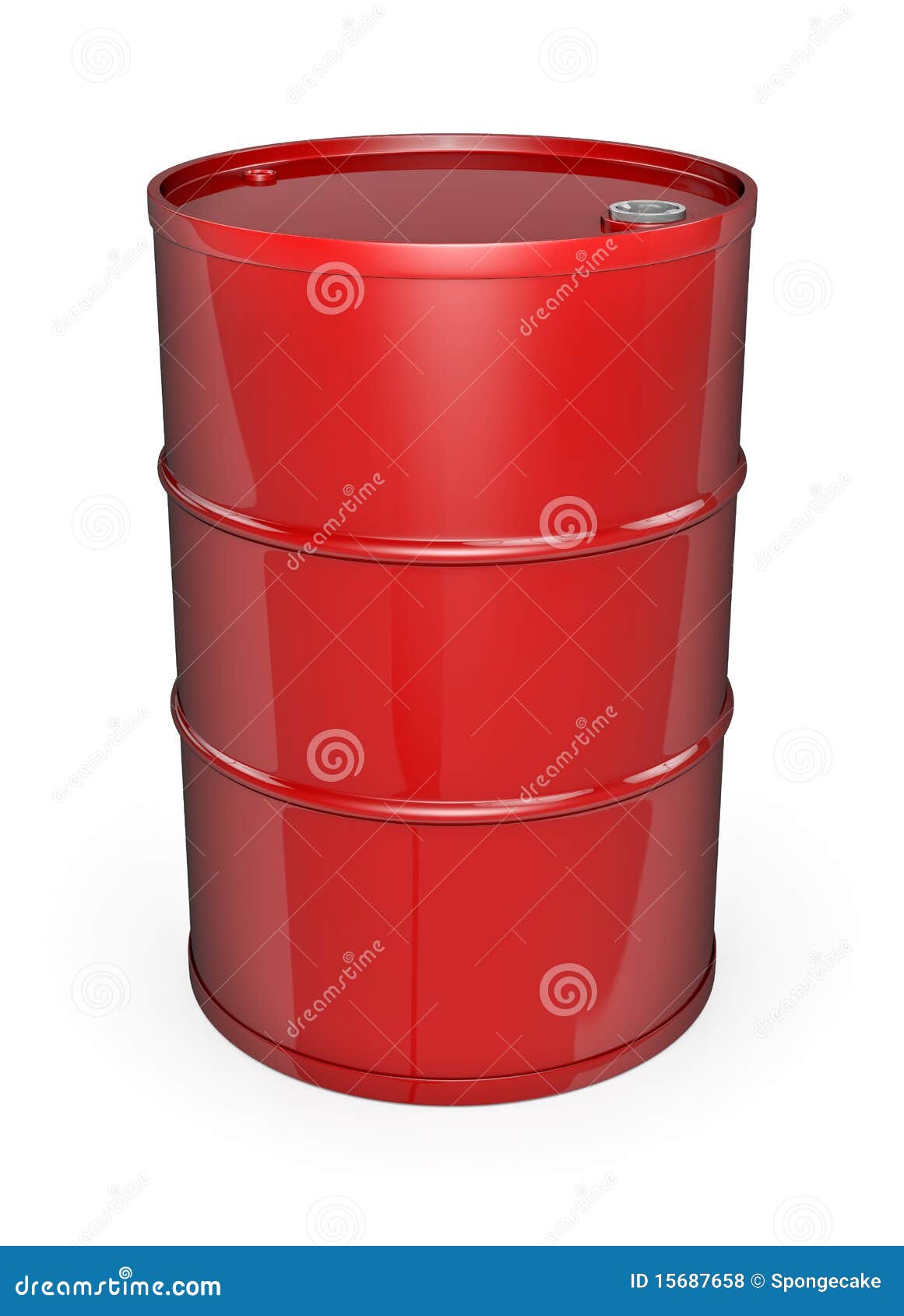 Red oil drum stock illustration. Illustration of drum - 15687658