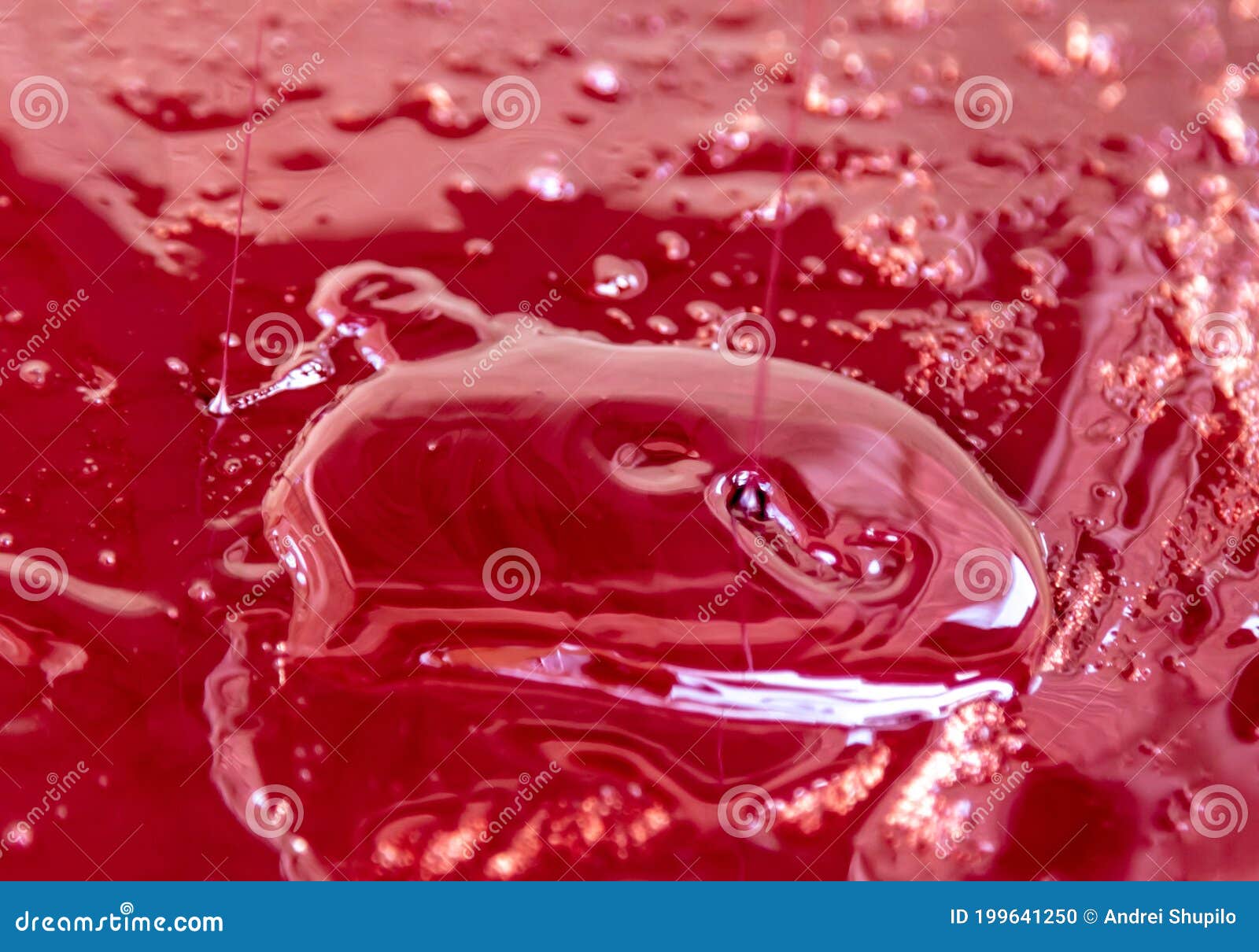Red Oil Paint As Abstract Background Stock Photo - Image of color ...