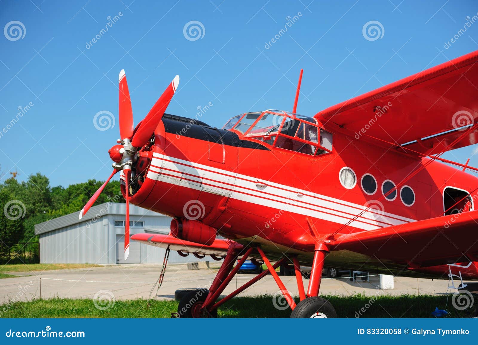 Red Airplanes Stock Images - Download 1,230 Photos