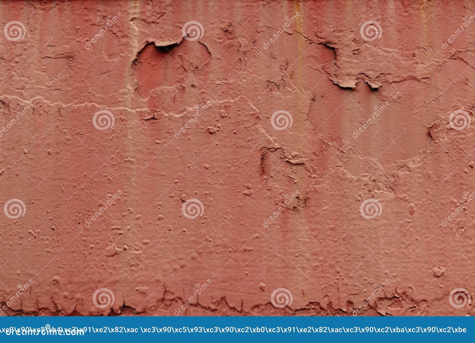 Red, Old Background, the Surface on Which the Paint Cracked Stock Image ...