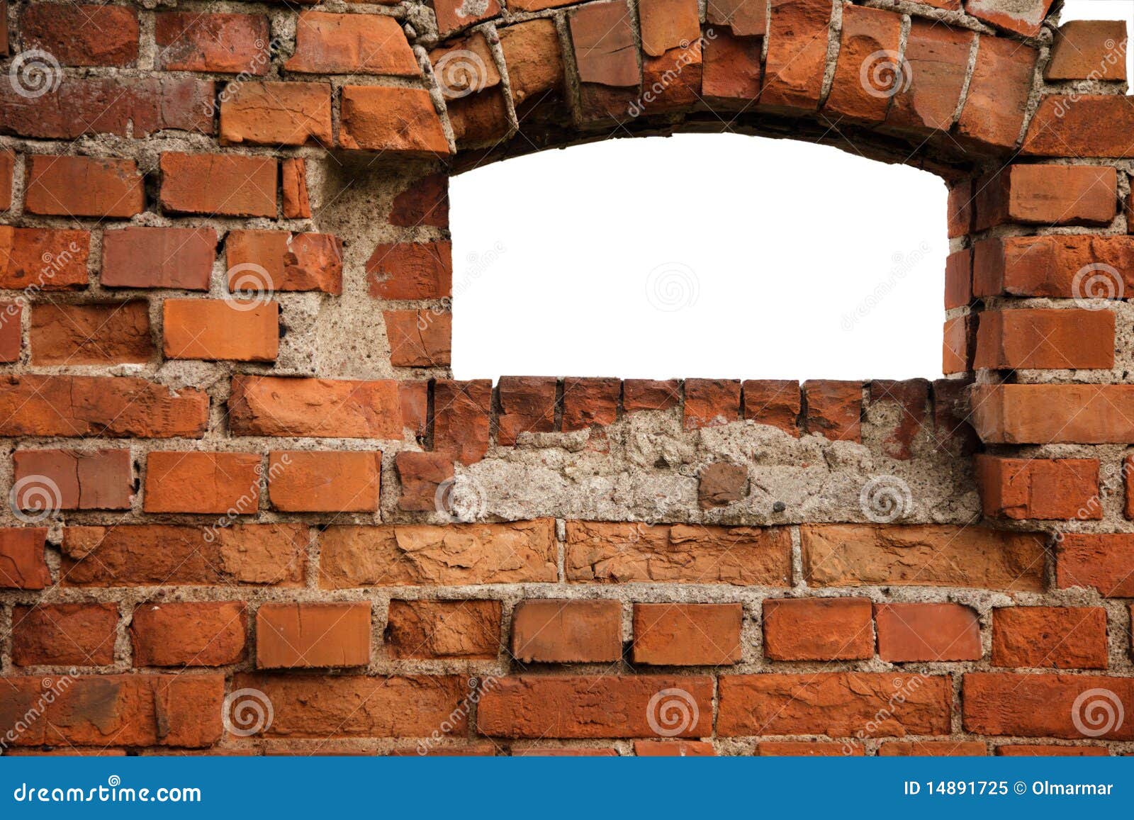 Red Old Brick Framework with White. Stock Image - Image of design ...