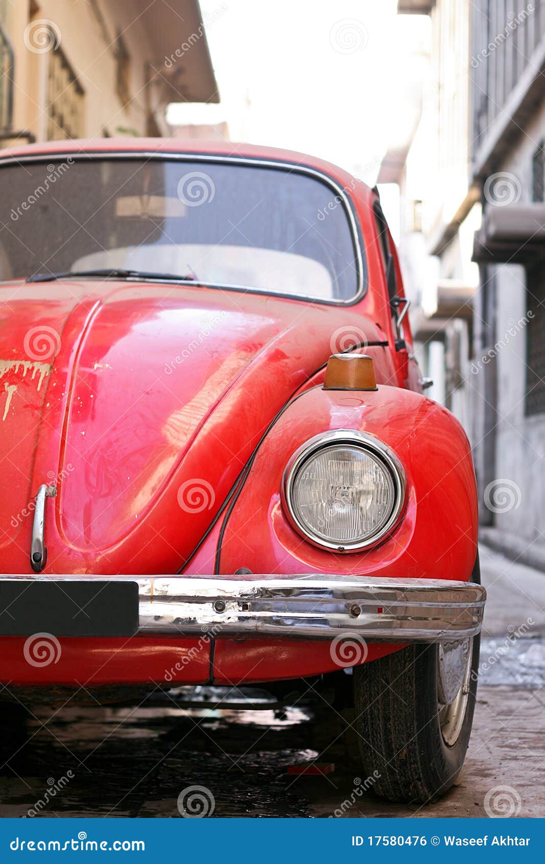 Red old car stock photo. Image of metallic, antique, engine - 17580476