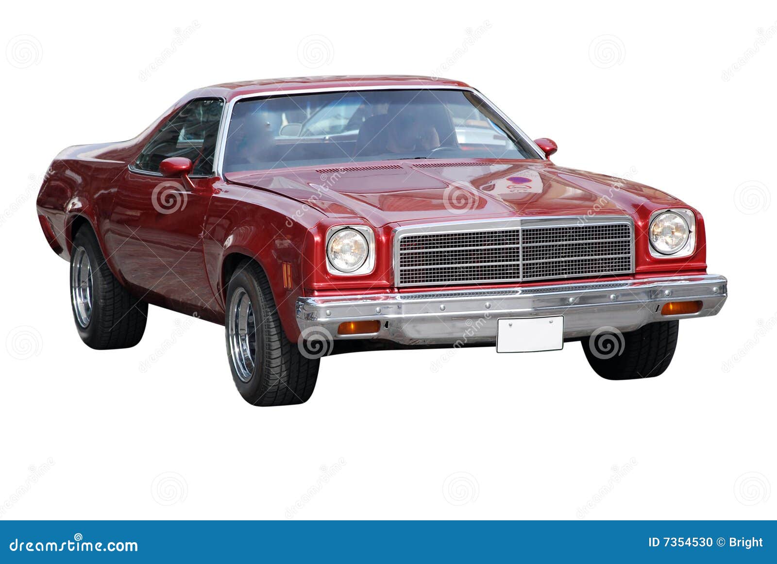 Red Old Car stock photo. Image of light, chevrolet, expensive - 7354530