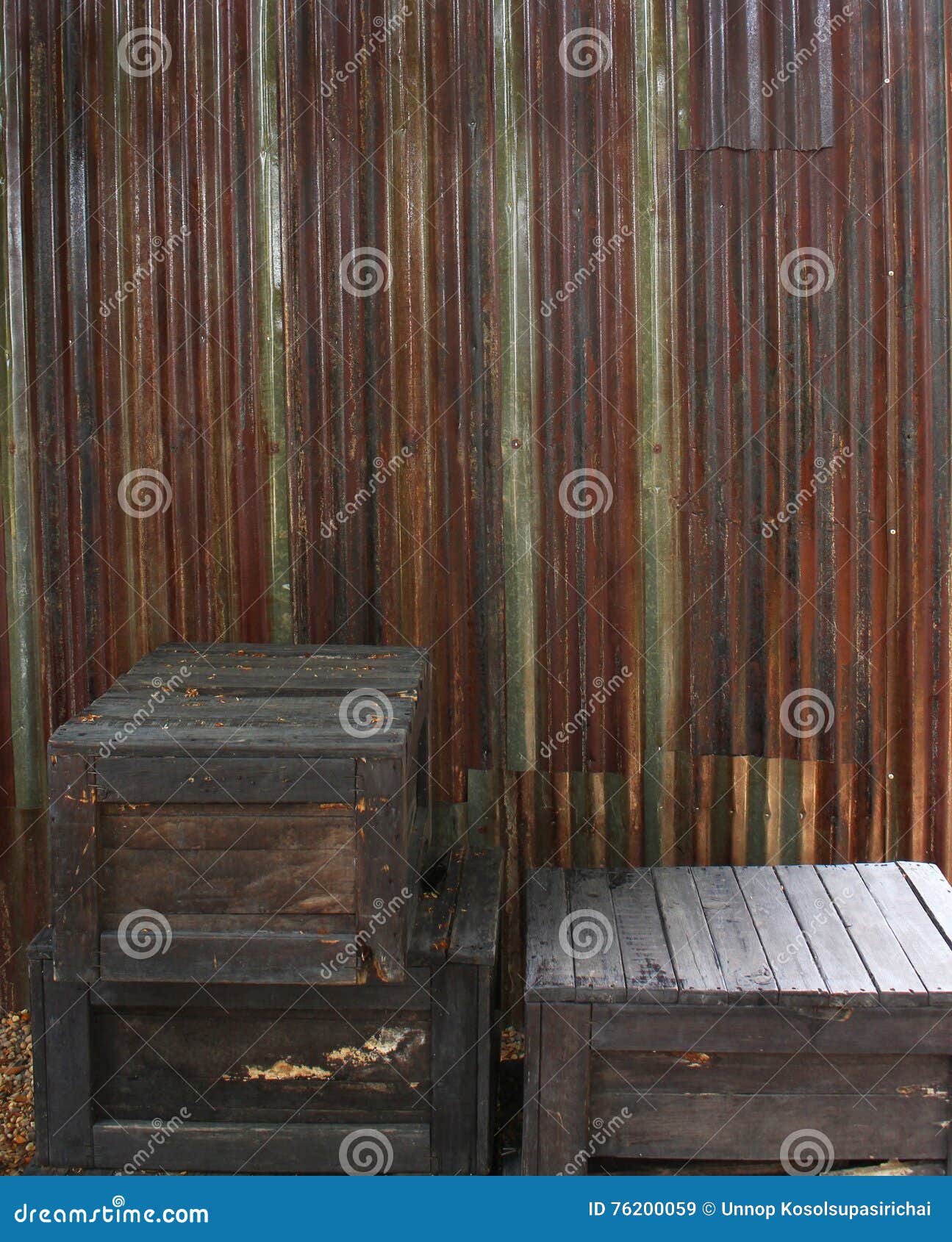 Red Old Rot Erode Zinc Background Texture with Box Stock Image - Image ...