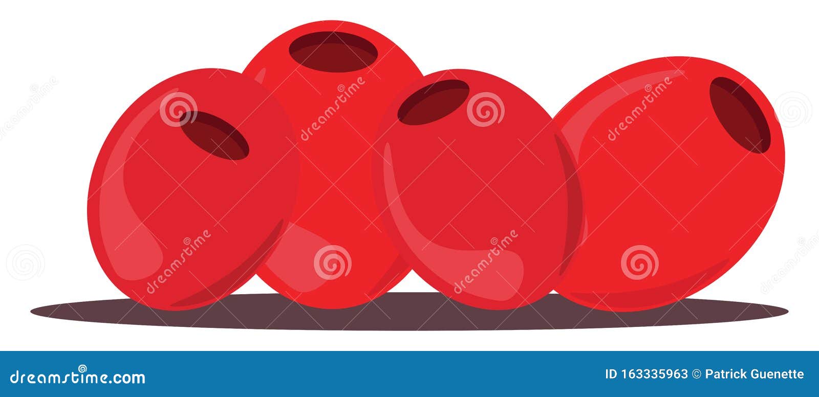 Red Olive, Illustration, Vector Stock Illustration - Illustration of ...
