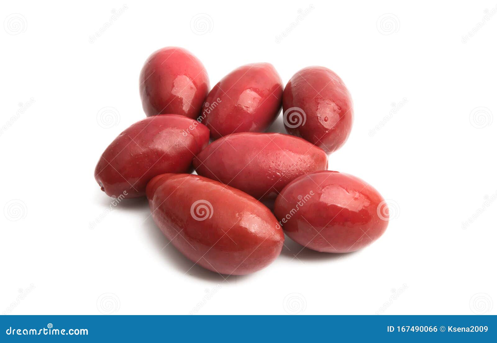 Red olives isolated stock photo. Image of black, healthy - 167490066