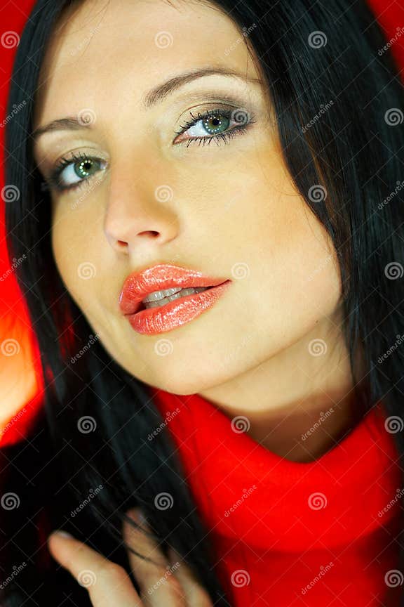 Red one stock photo. Image of stylish, glamour, beauty - 1580418