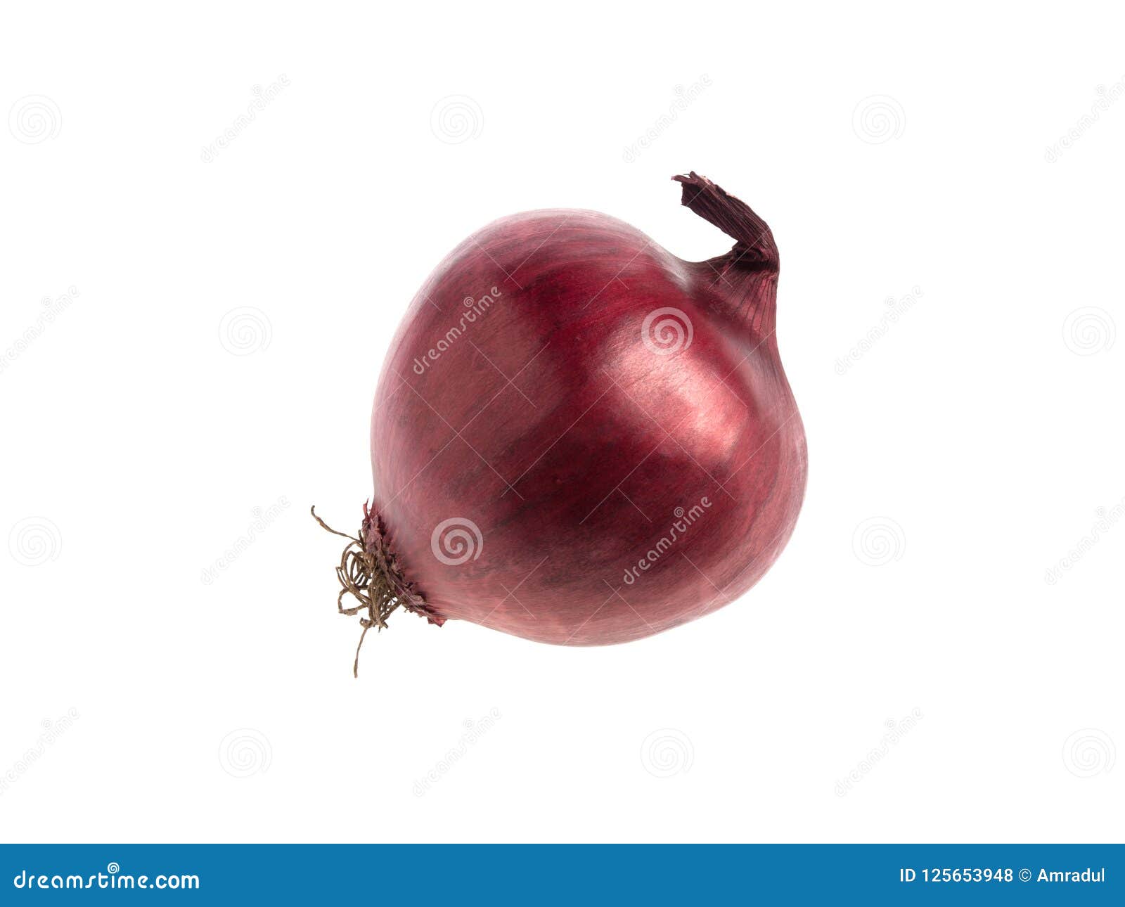 Red Onion Isolated on White Background Stock Photo - Image of ...
