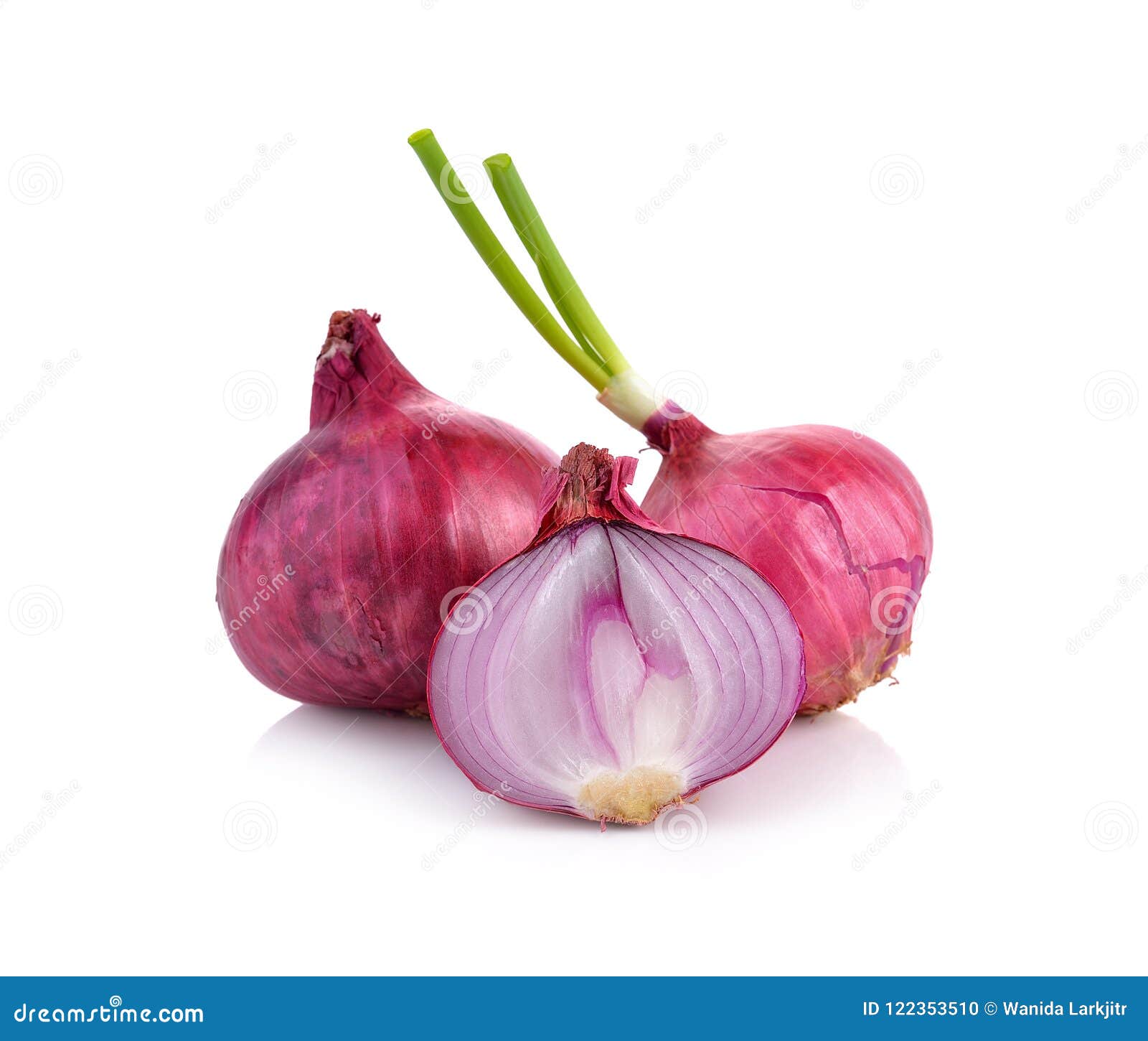 Red Onion Isolated on White Background Stock Photo - Image of ripe ...
