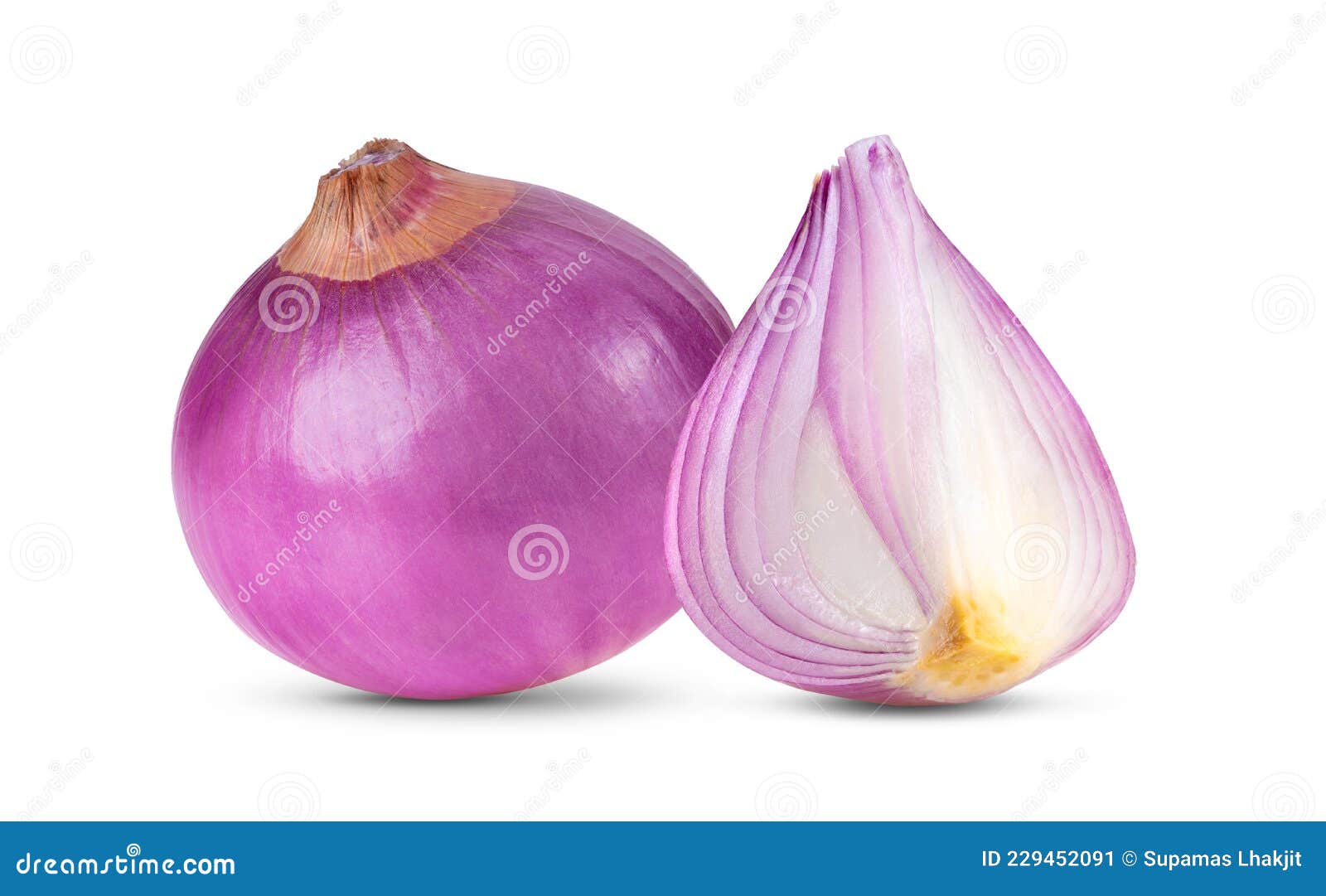 Red Onion on White Background Stock Image - Image of natural ...