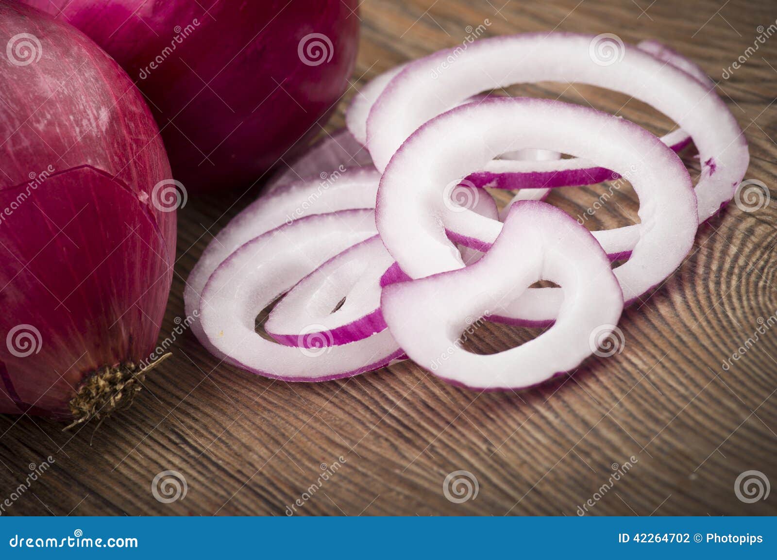 Red Onion rings stock photo. Image of calabria, circle - 42264702