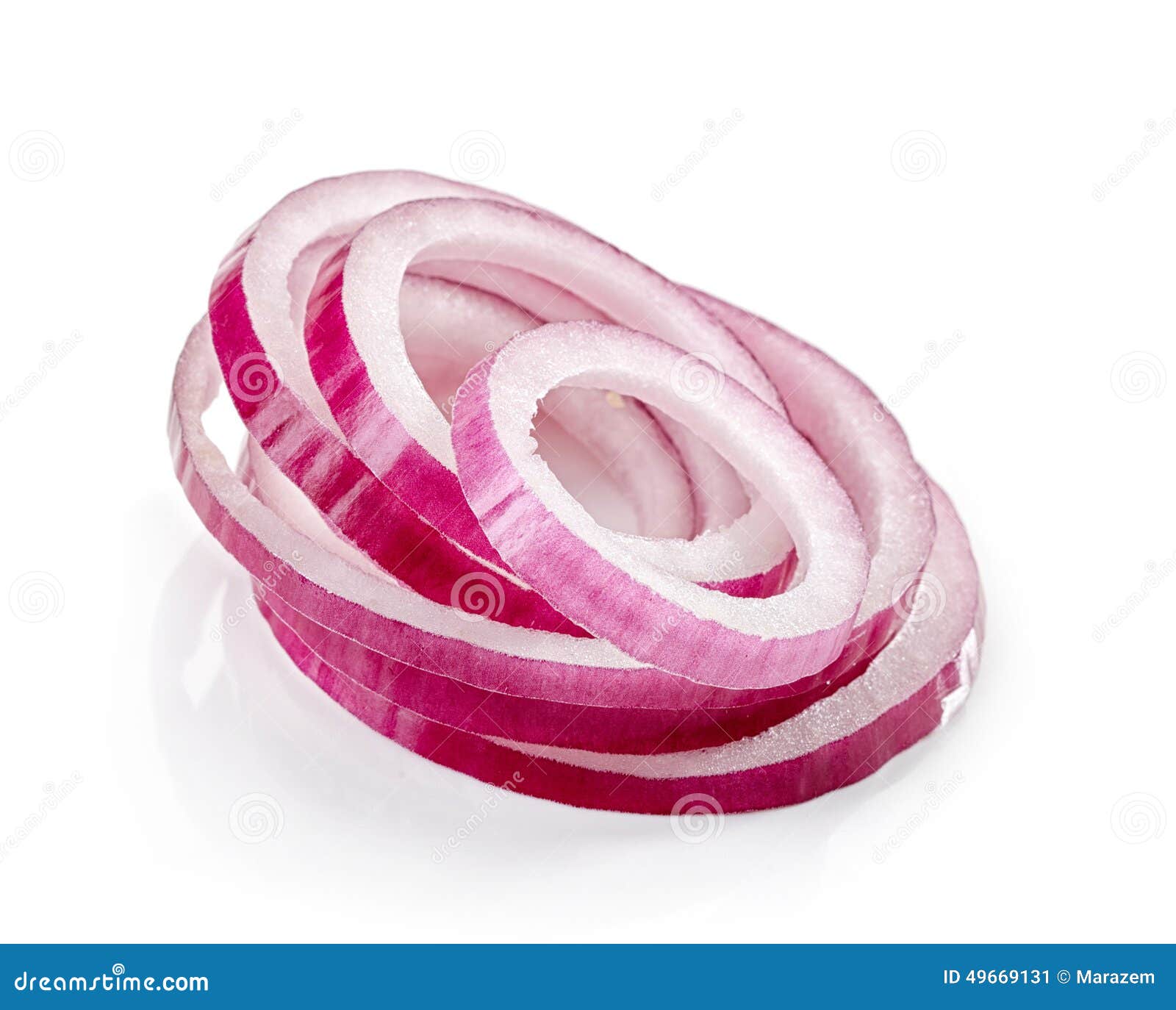 Red onion slices stock image. Image of detail, scented - 49669131