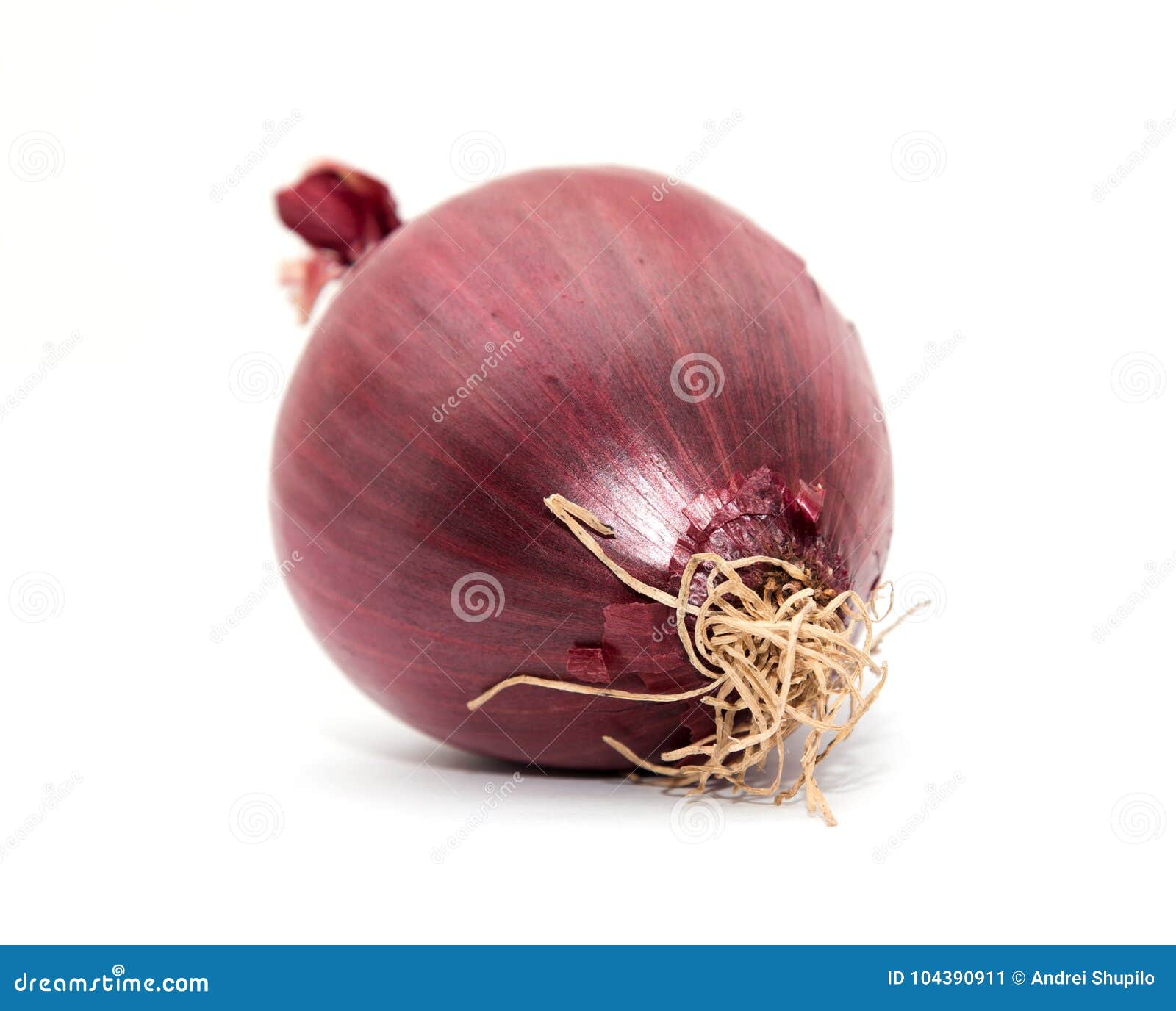 Red Onion on White Background Stock Image - Image of appetizing, onion ...