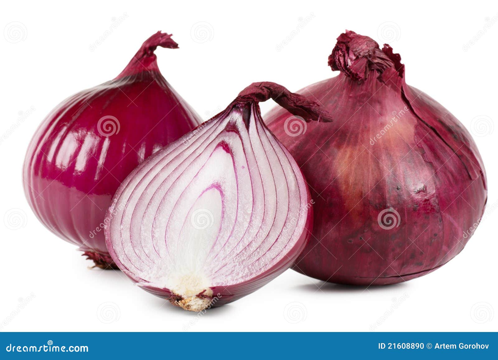 Red onions stock photo. Image of food, closeup, piece - 21608890