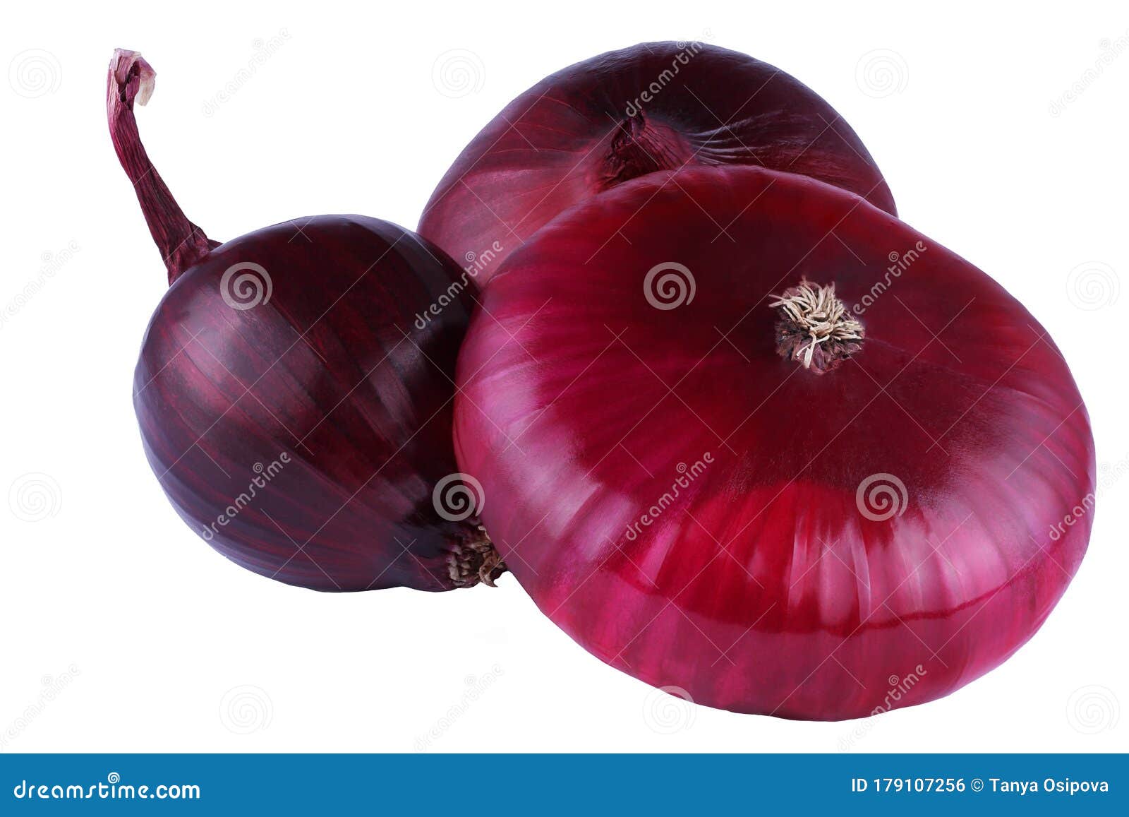 Red Onions Isolated on White Background Stock Photo - Image of isolated ...