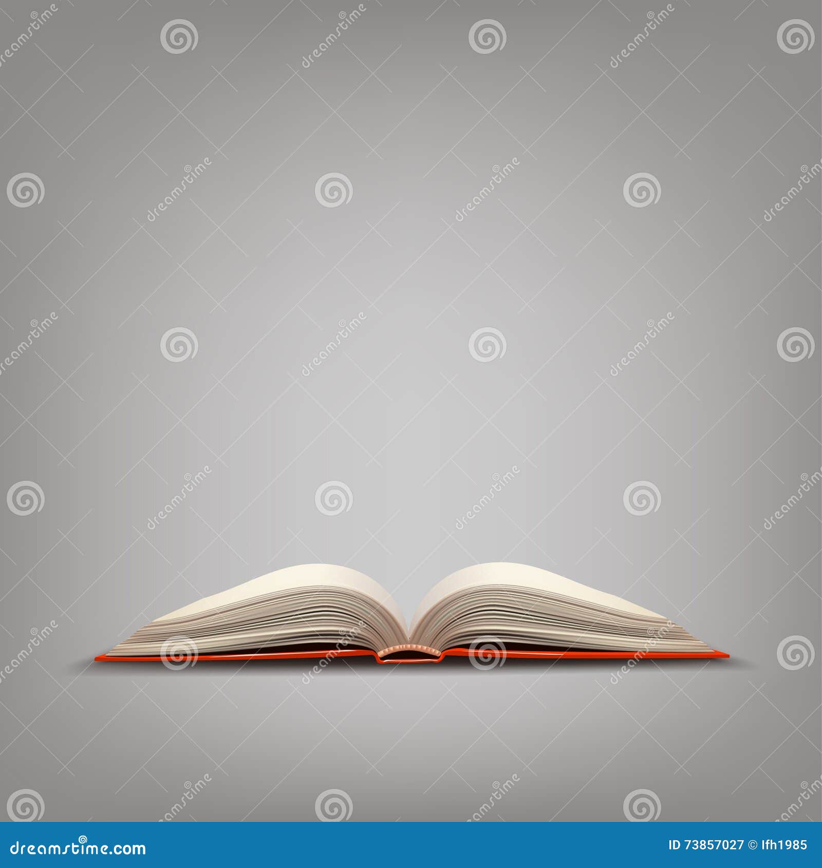Red open book stock vector. Illustration of object, idea - 73857027