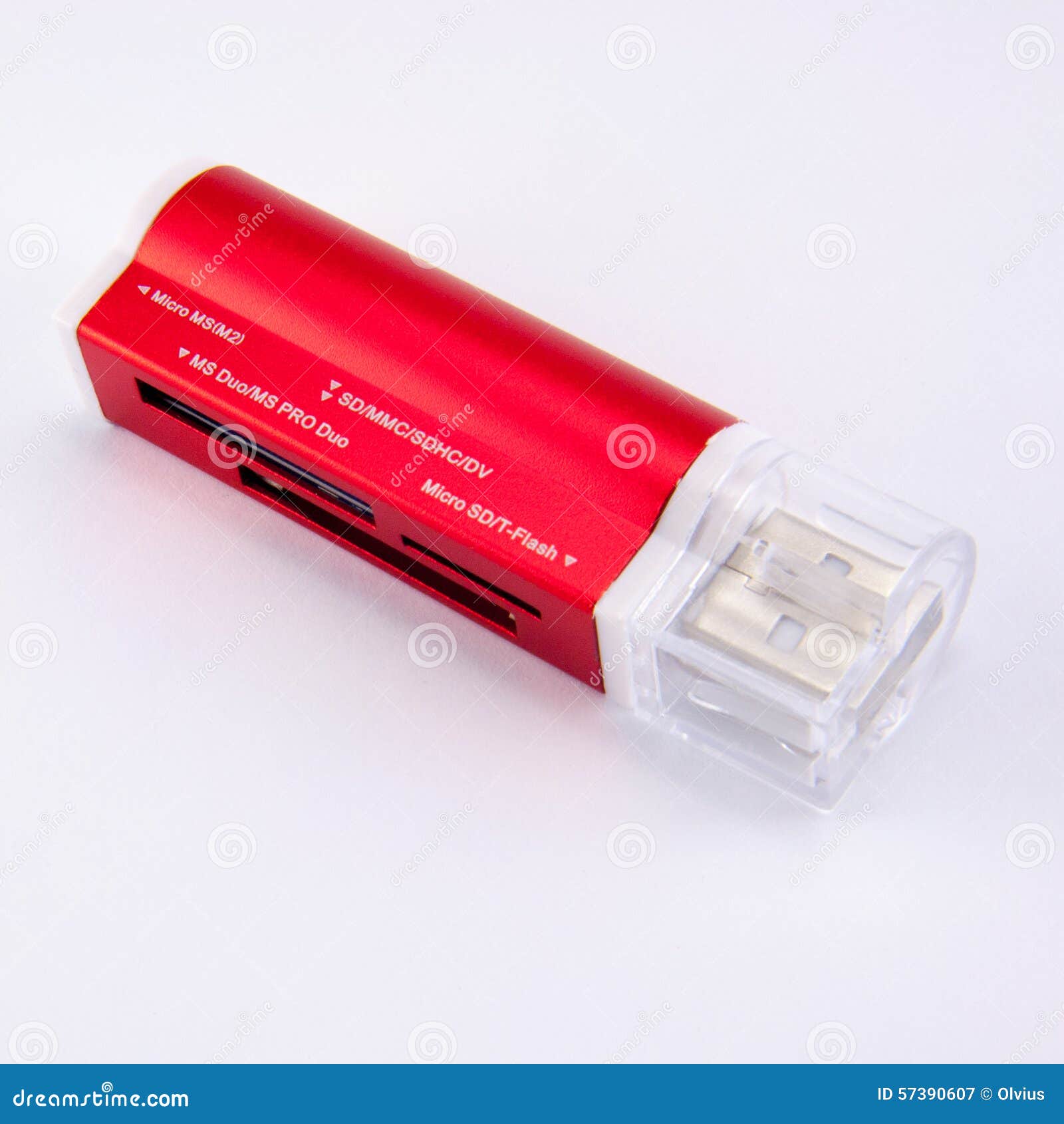 Red open flash card stock image. Image of equipment, flash - 57390607