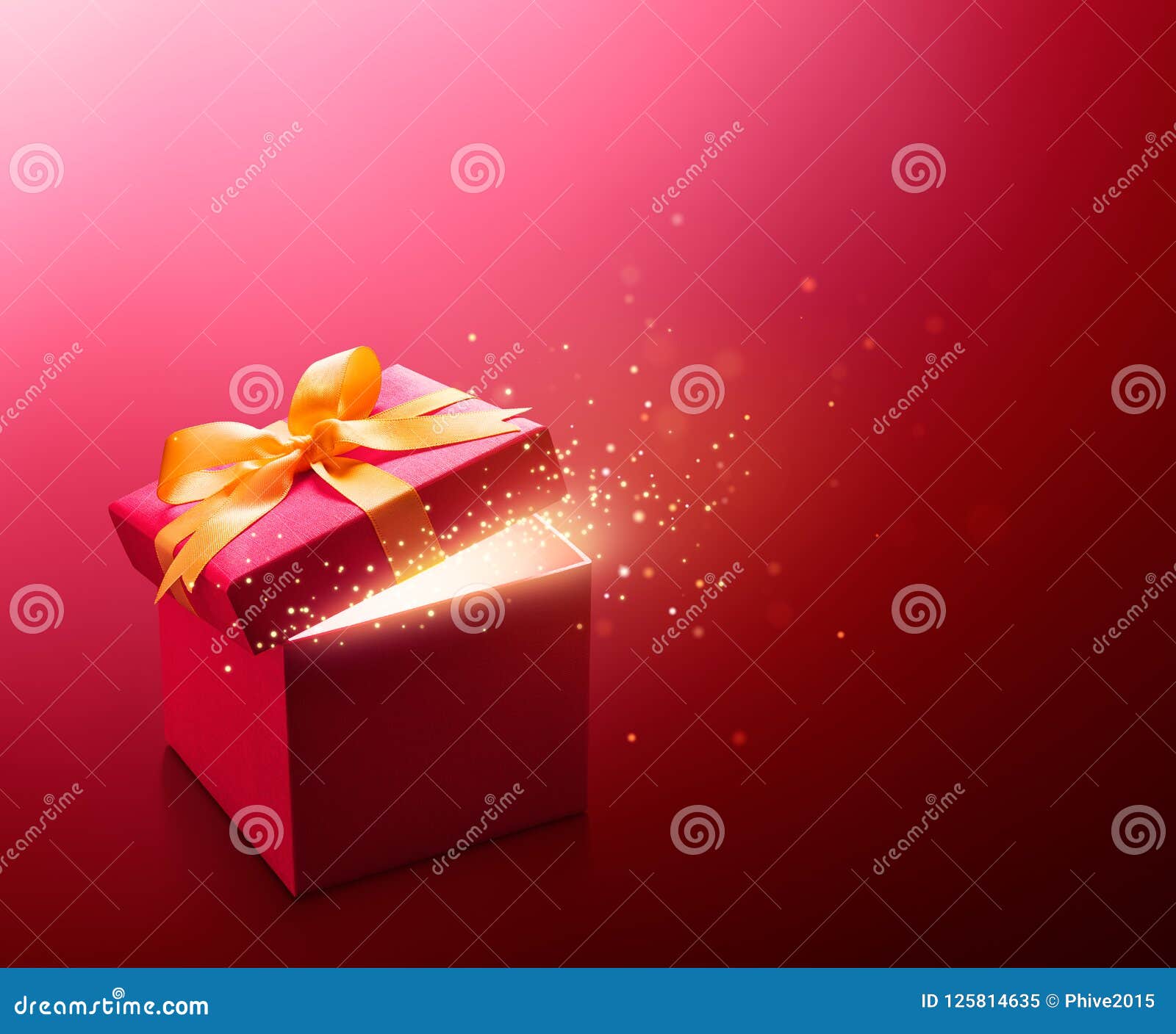 Red open gift box stock image. Image of happy, christmas - 125814635