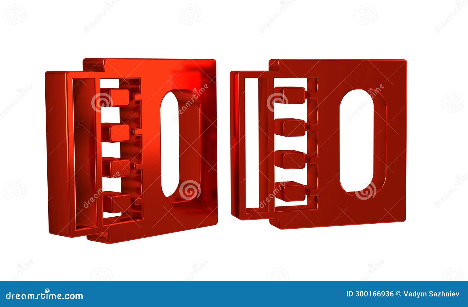 Red Open Matchbox and Matches Icon Isolated on Transparent Background ...