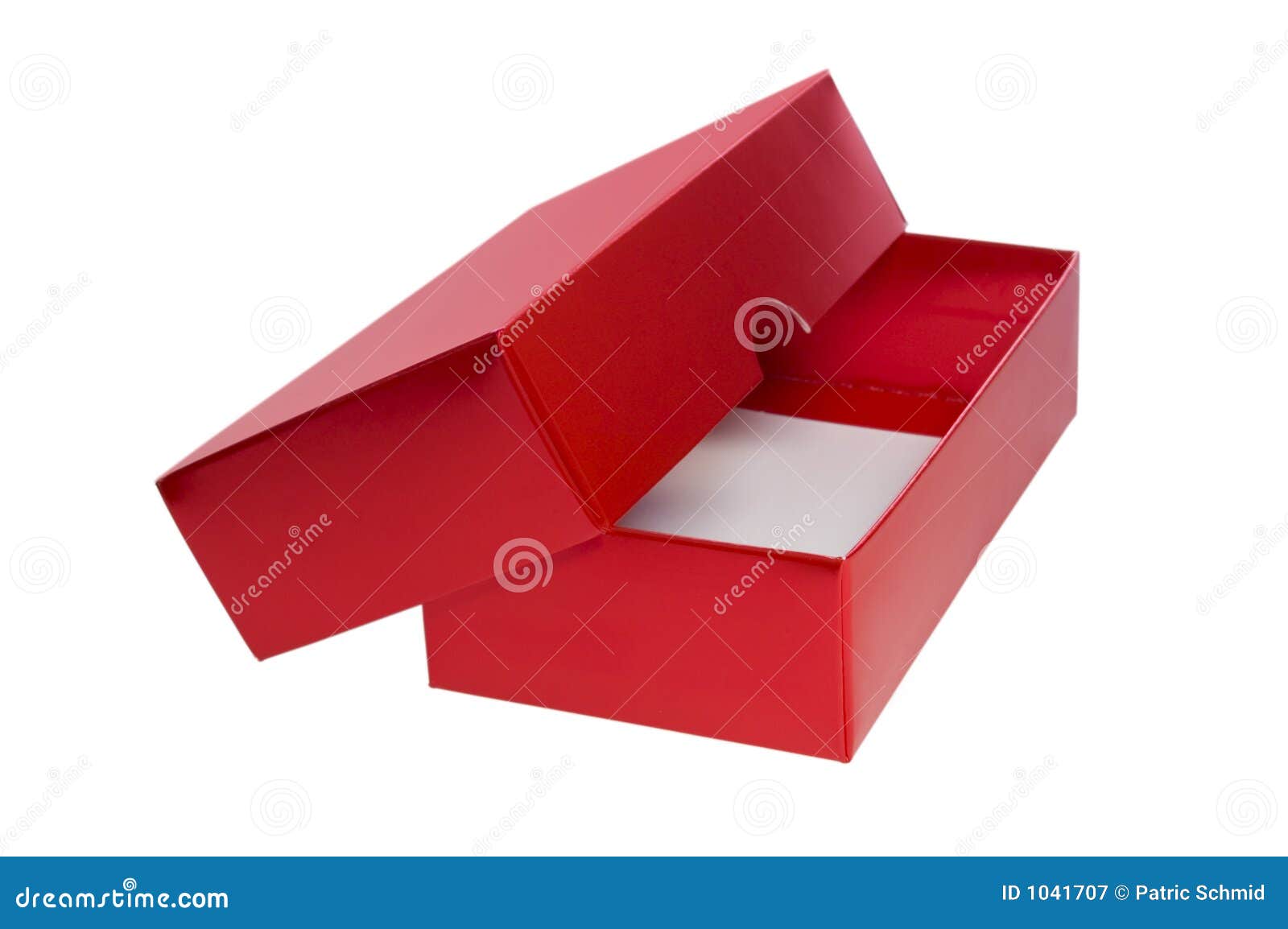 Red open present box stock image. Image of happy, birthday - 1041707