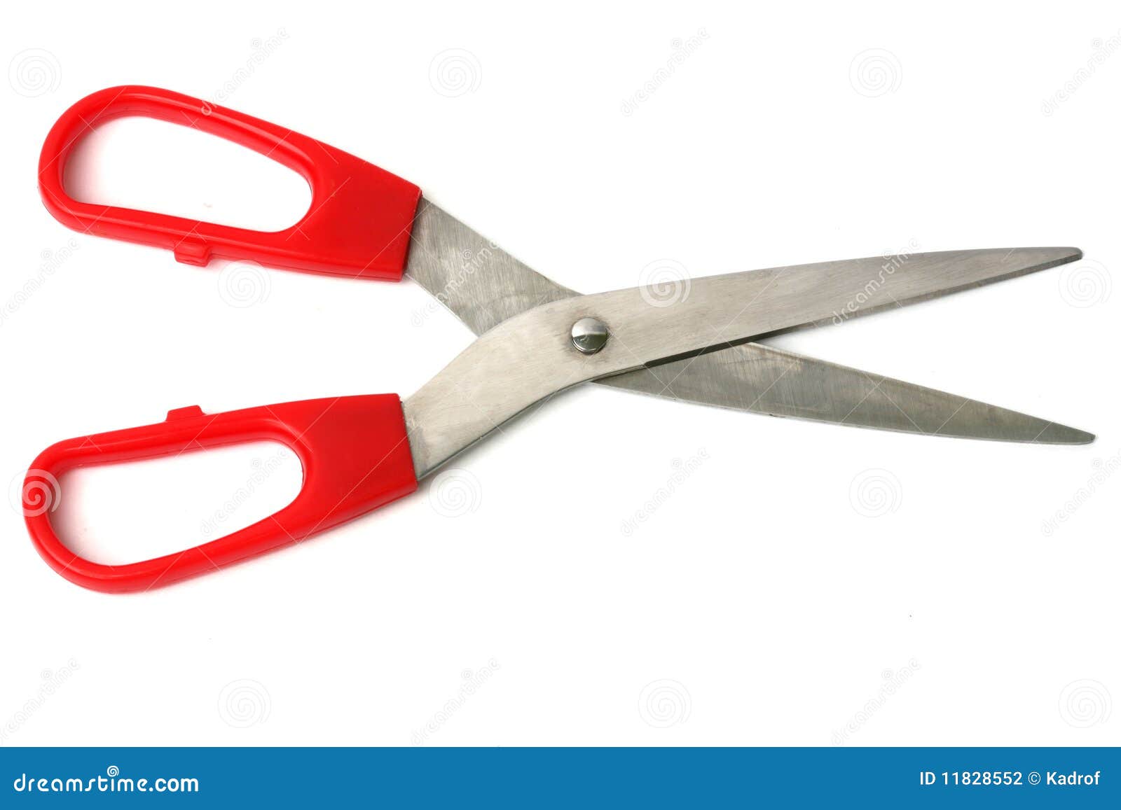 Red open scissors stock photo. Image of office, scissors - 11828552