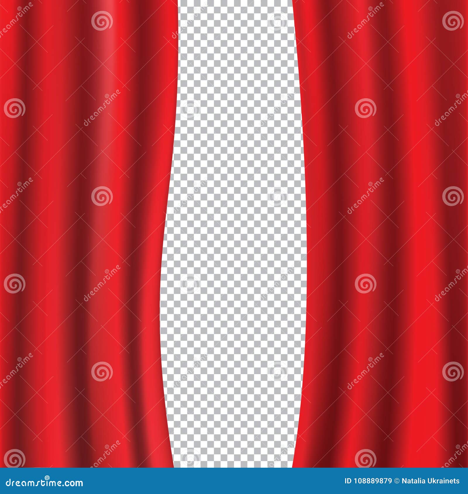 Opened Curtains On Black Background Royalty-Free Stock Photography ...