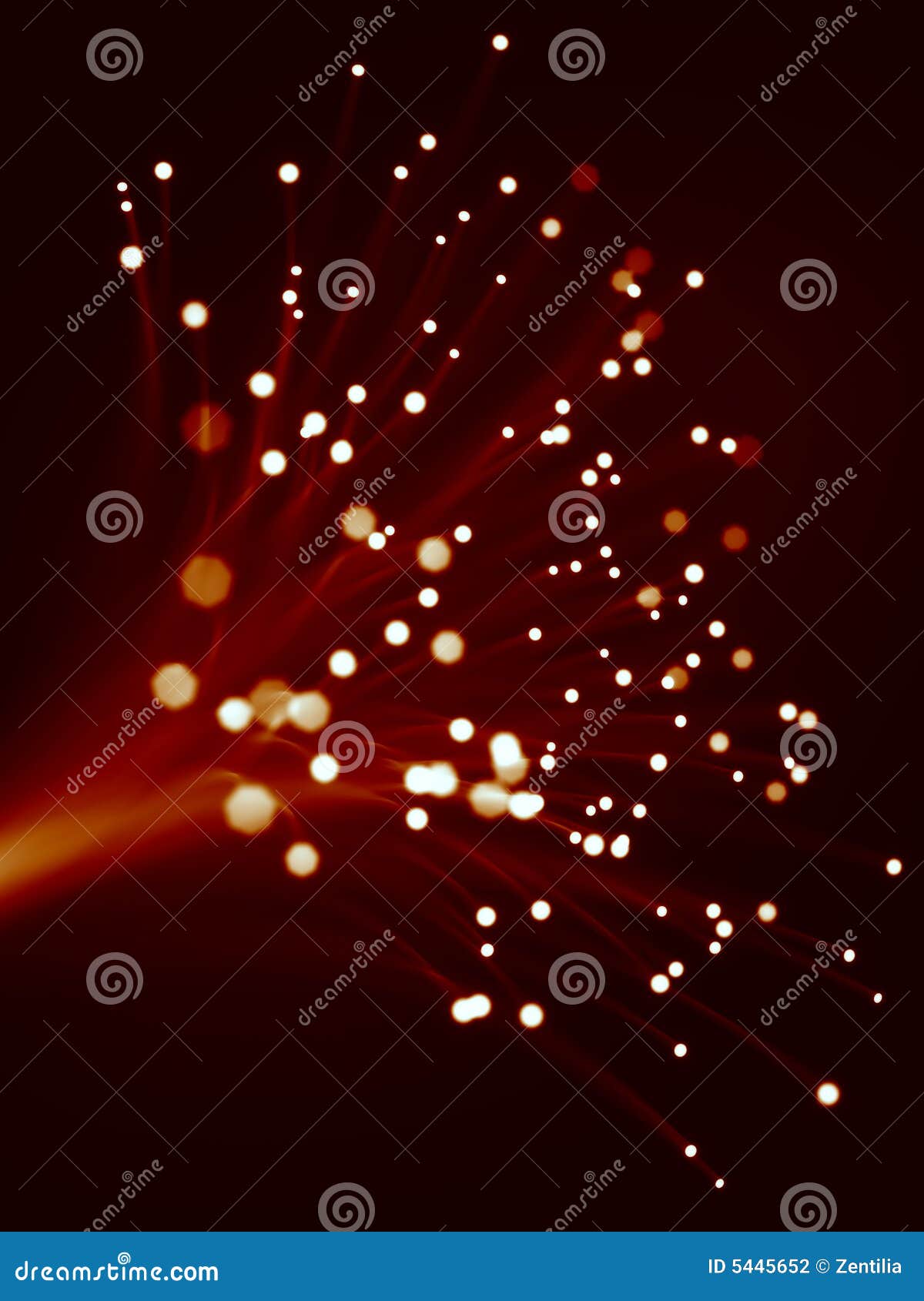 Red optic fibers stock illustration. Illustration of connection - 5445652
