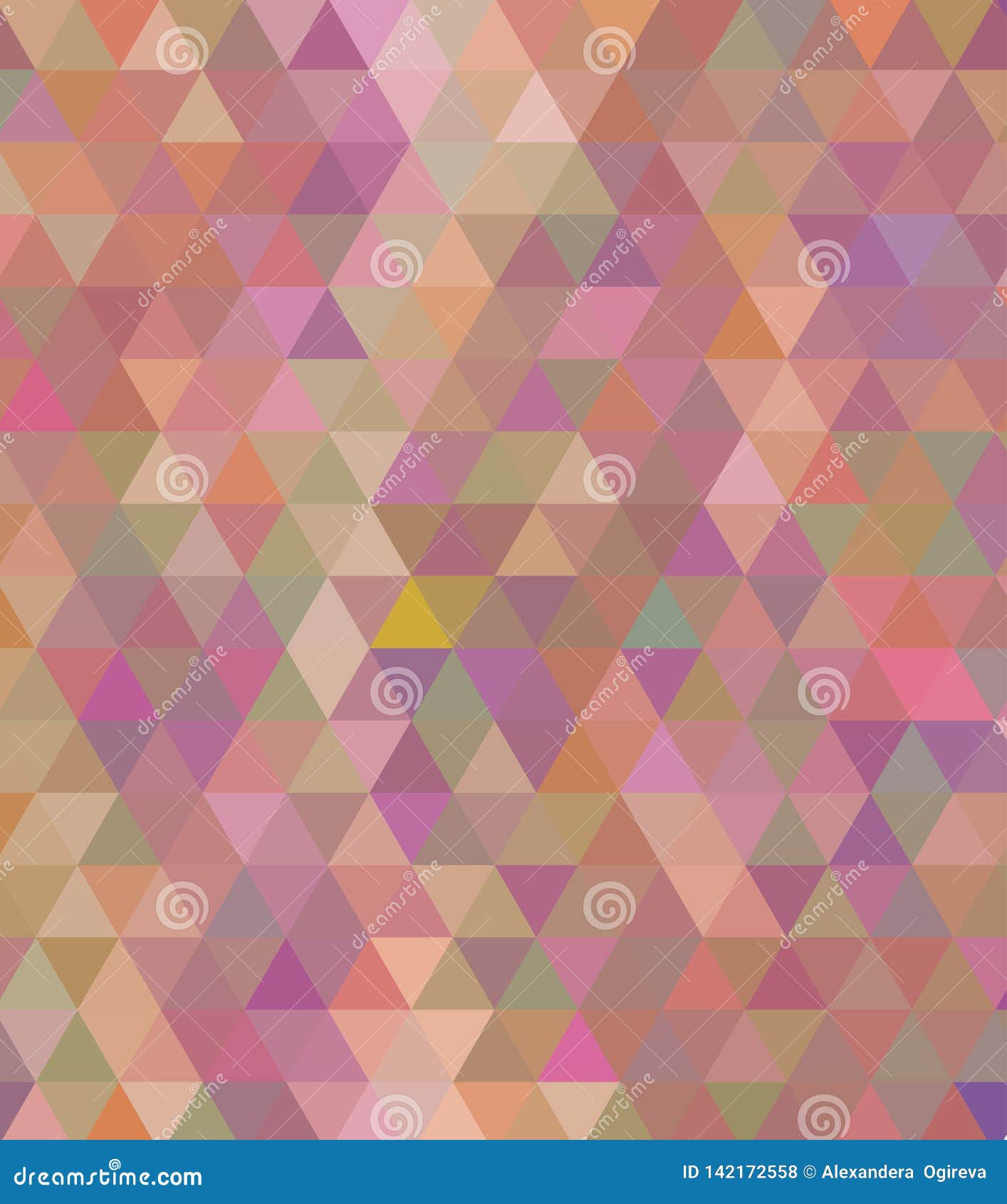 Red and Orang Color Triangular Background. Abstract Illustration Stock ...