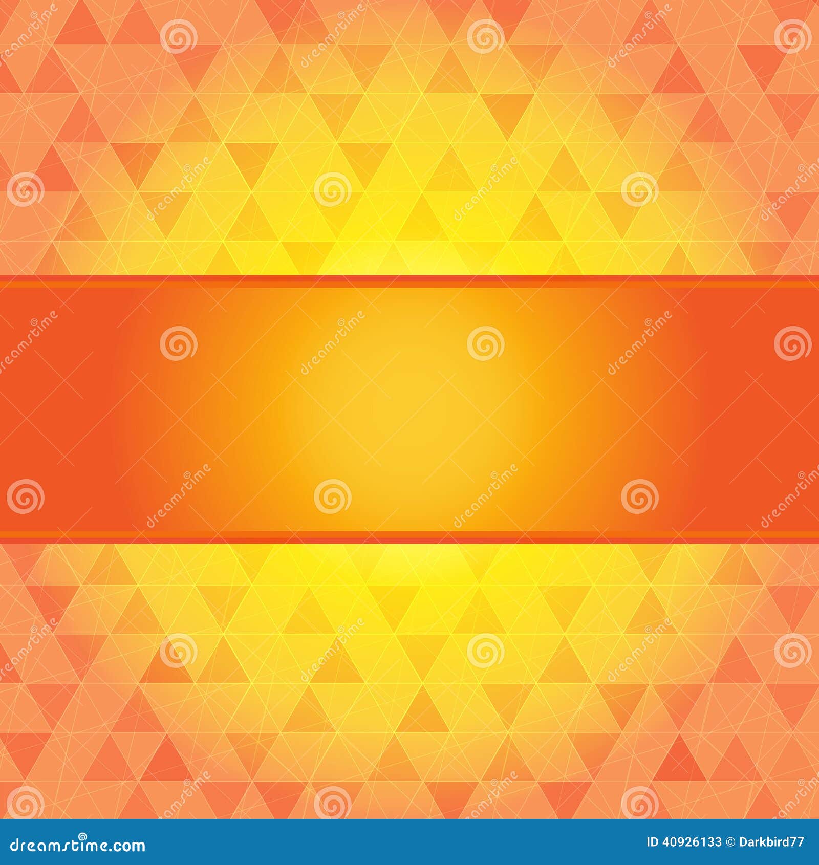 Red and Orange Abstract Background with Frame Stock Illustration ...