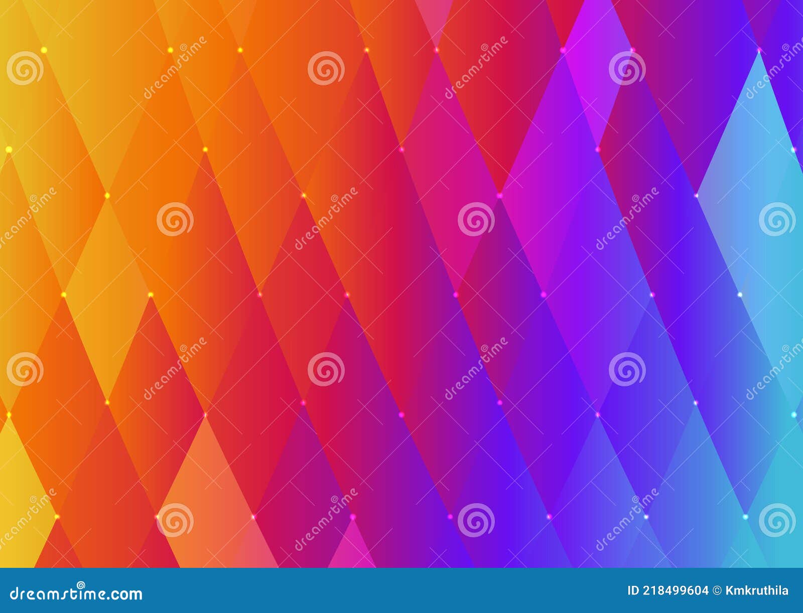 Red Orange and Blue Gradient Geometric Triangle Background Stock Vector ...