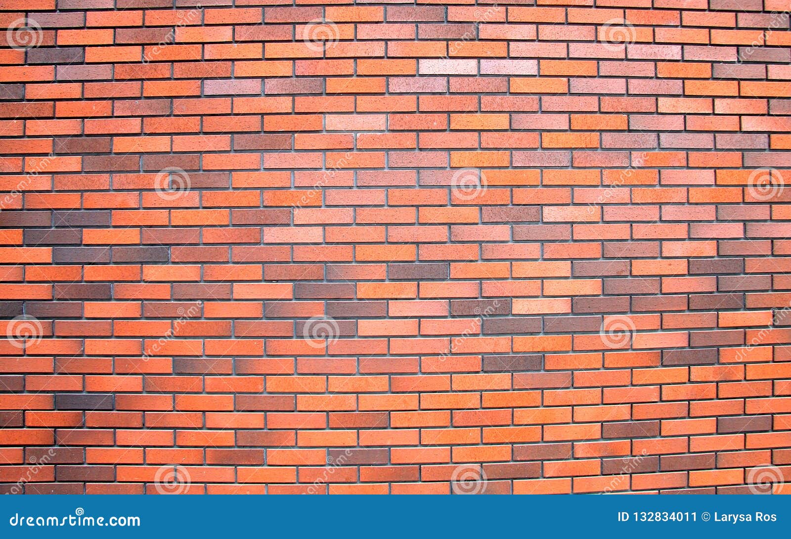 Red and Orange Brick Wall of a Building, Construction and Industrial ... Red and Orange Brick Wall of a Building, Construction and Industrial ...