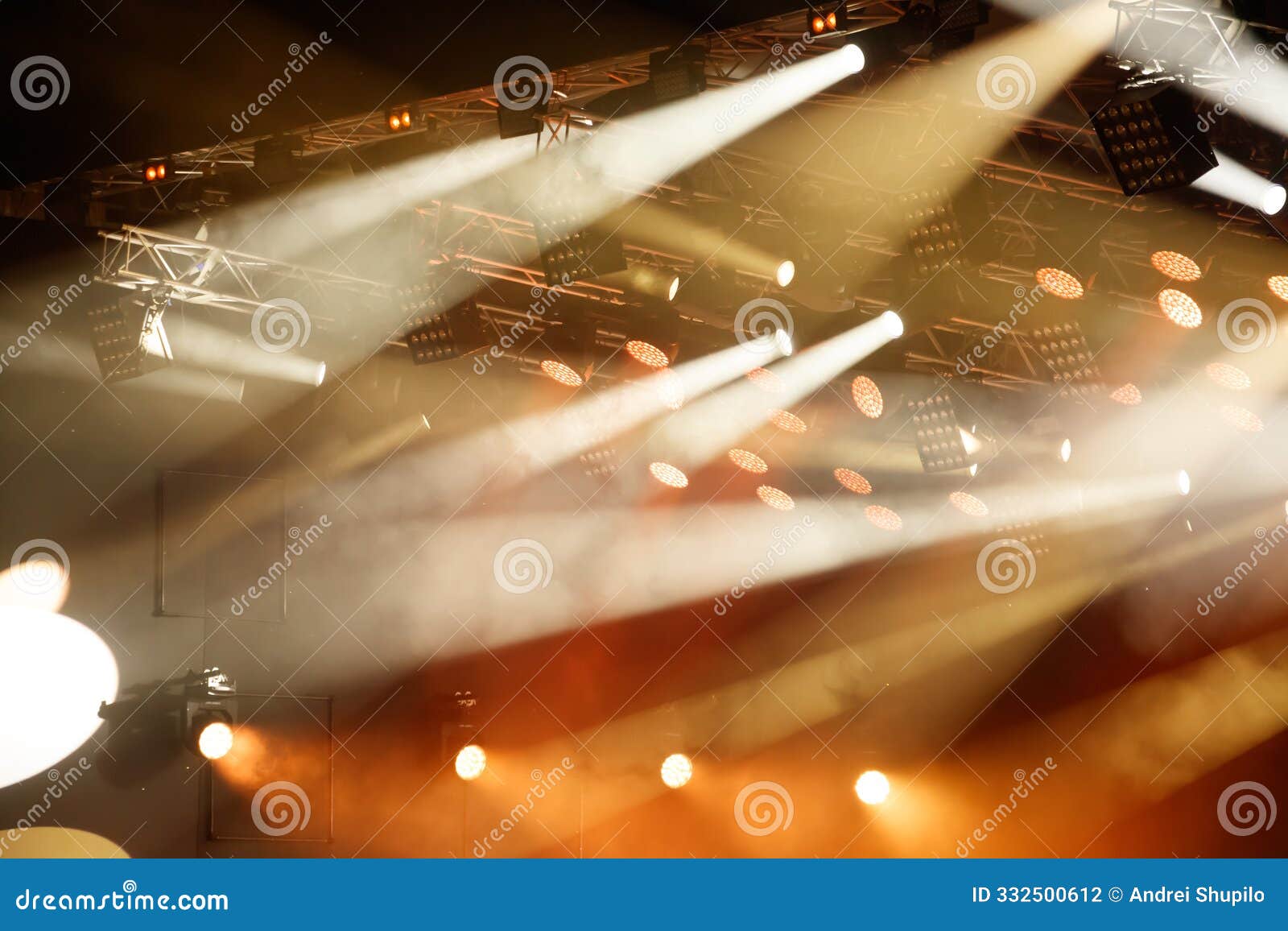 Red-orange Color on Stage at a Concert Stock Photo - Image of dance ...