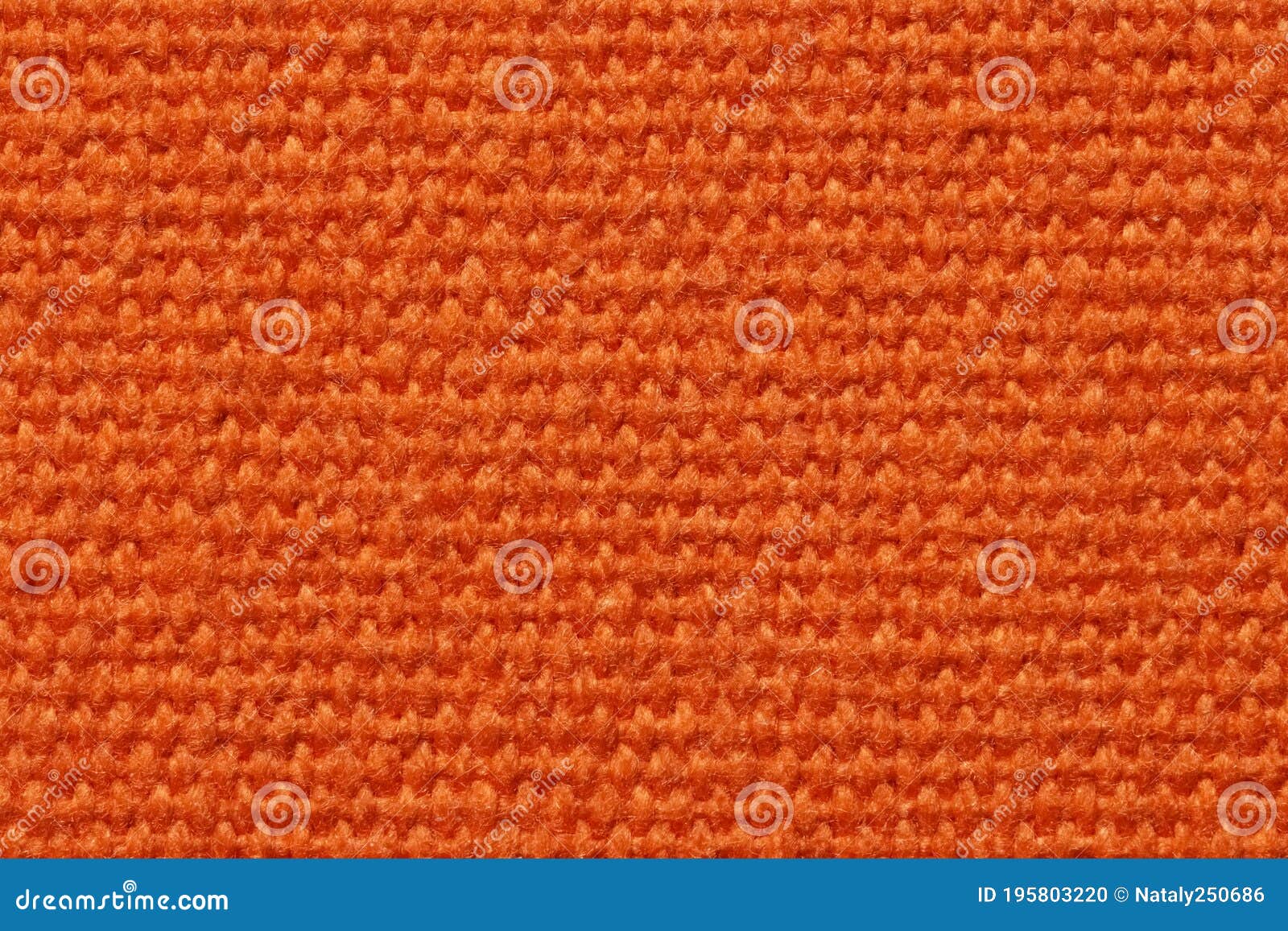 Red Orange Fabric with Bumpy Equal Pattern Texture Macro Stock Photo ...